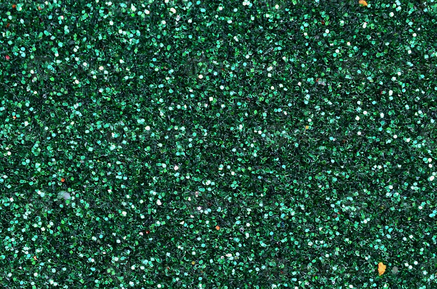 Emerald Green Glitter Background