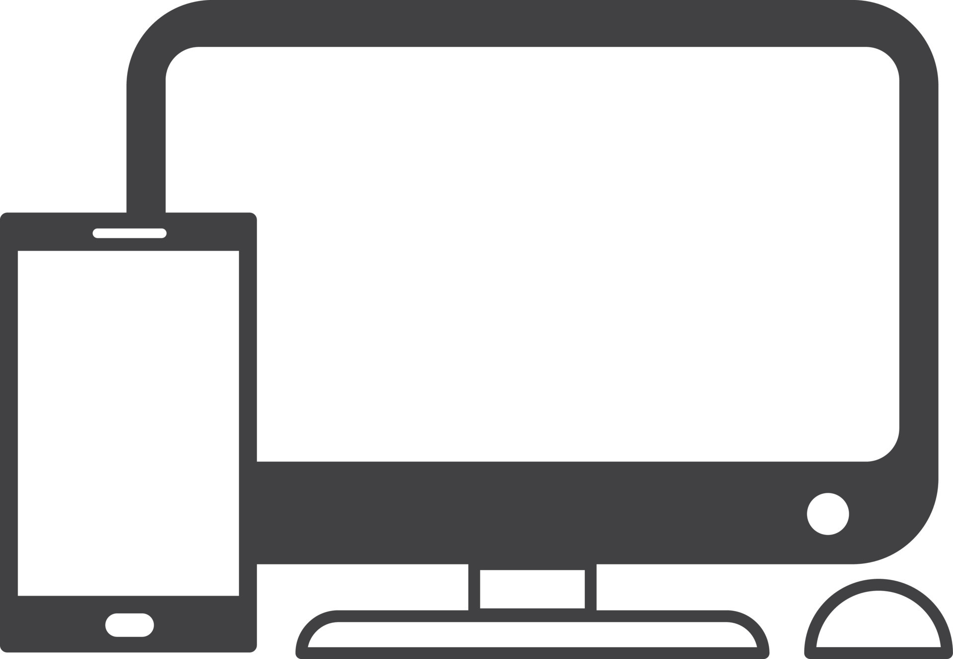 Laptop And Synchronization Illustration In Minimal Style 13972595
