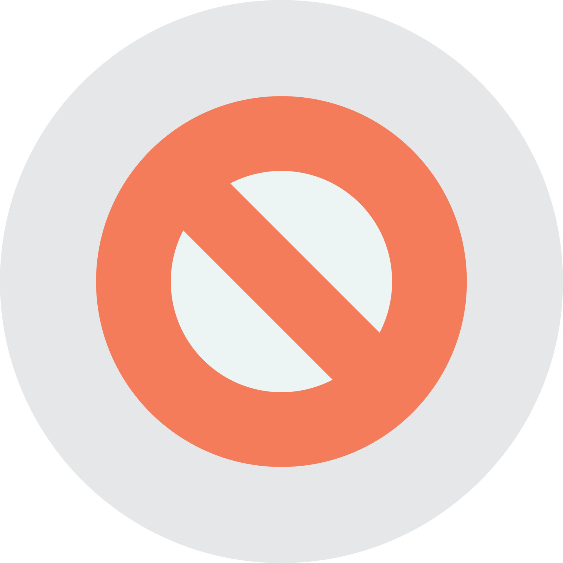 Ilustración De Signo De Prohibición En Estilo Minimalista 13972727 Vector En Vecteezy