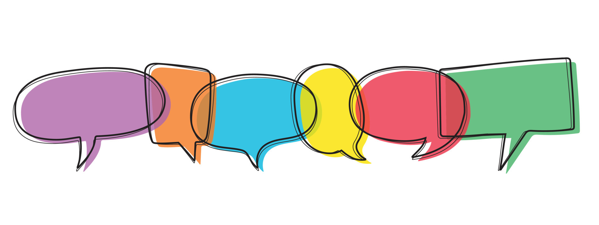 colorful speech bubble vector illustration 13973767 Vector Art at Vecteezy