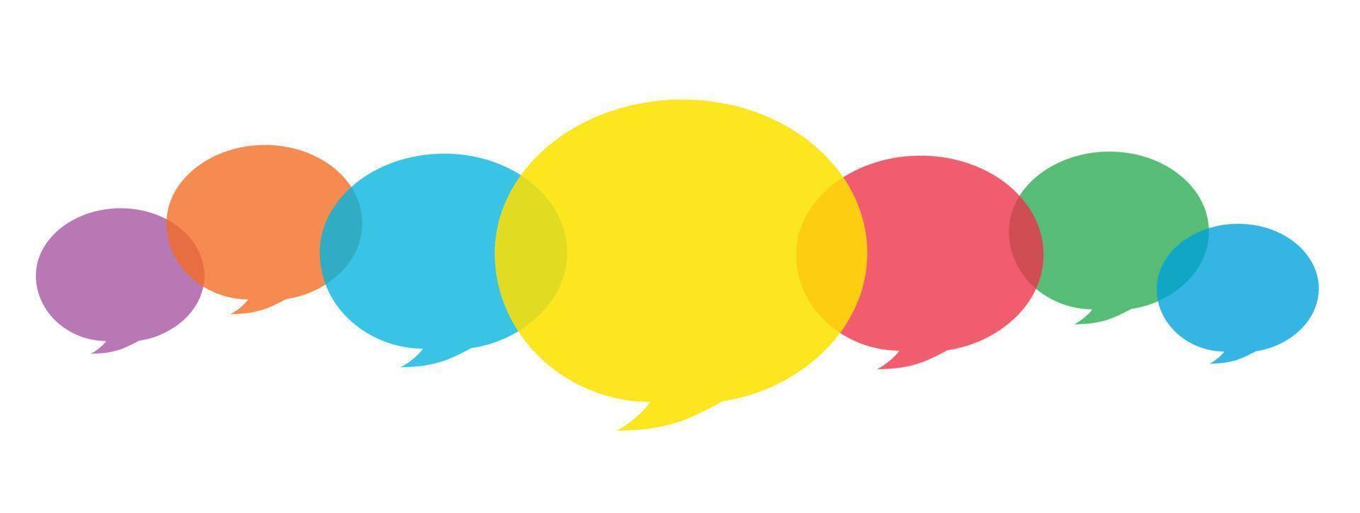 colorful speech bubble vector illustration 13973780 Vector Art at Vecteezy