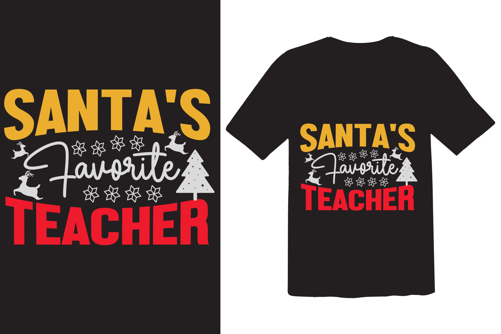 Santa Favorite Teacher 13974483 Vector Art At Vecteezy