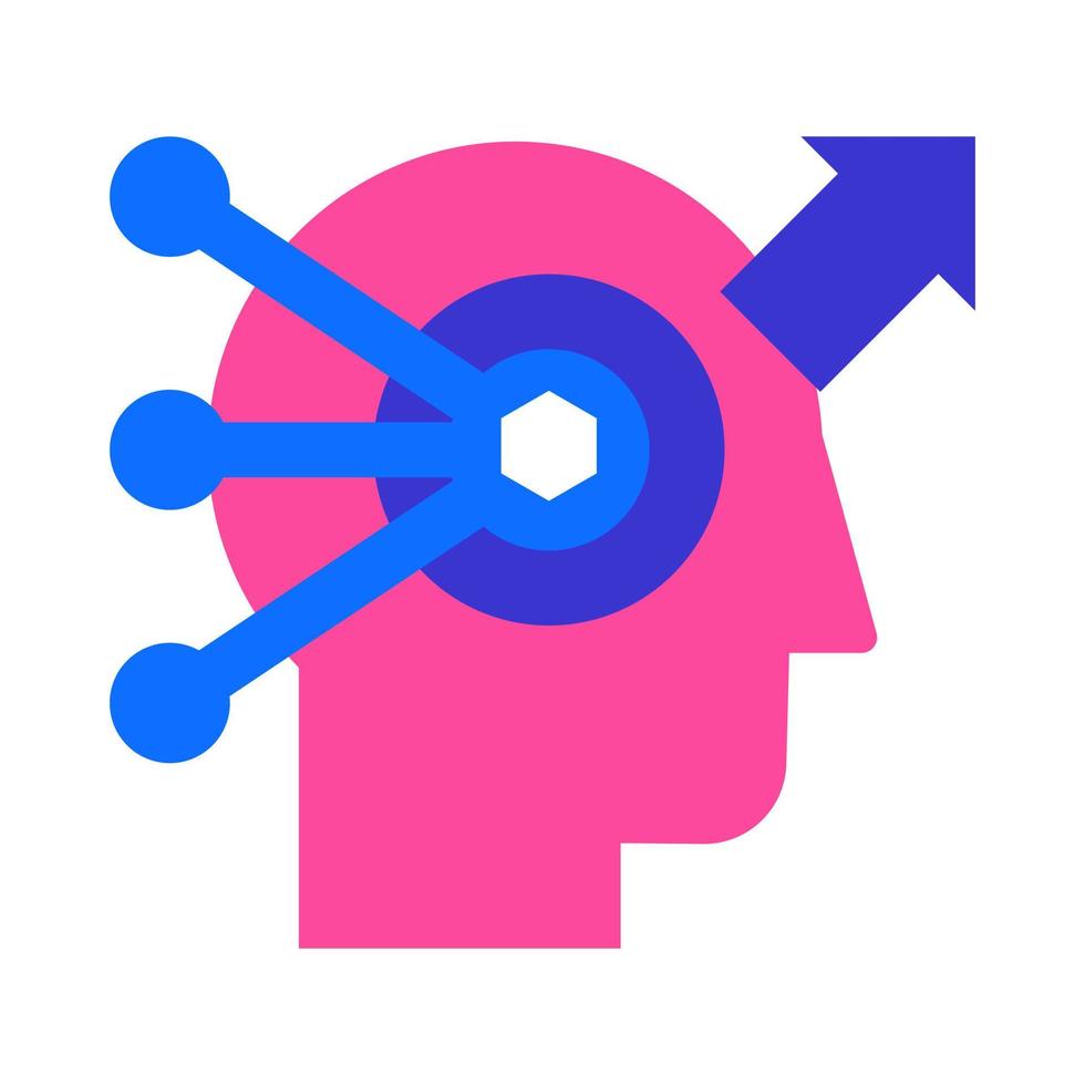 Problem solving and analysis flat vector icon 13974580 Vector Art at ...