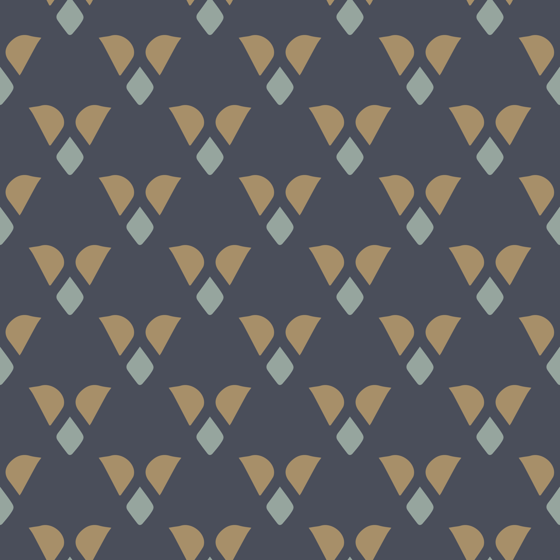 Ornament Pattern Design Template With Geometric Motif Decorative