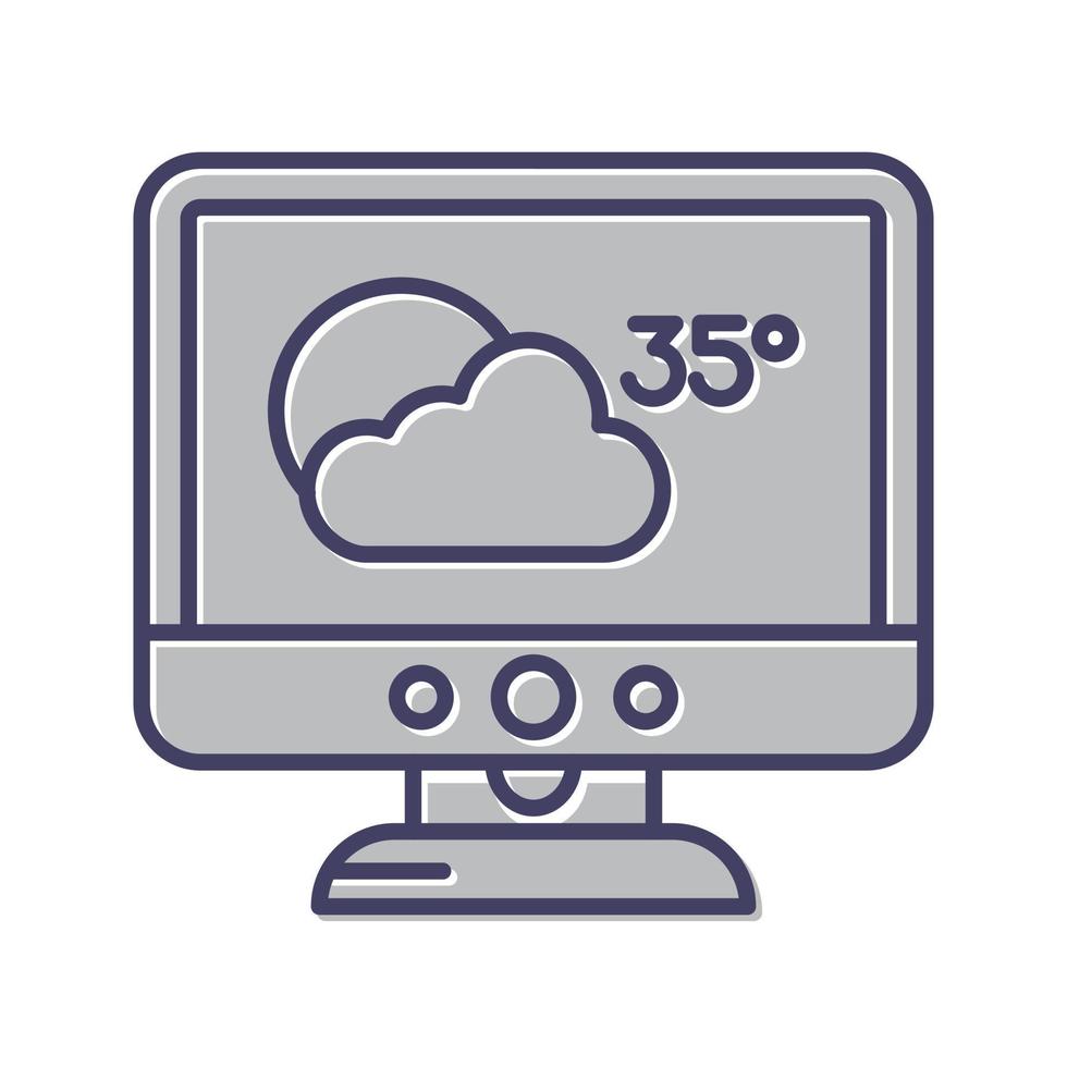 Weather Forecast Vector Icon 13987622 Vector Art at Vecteezy