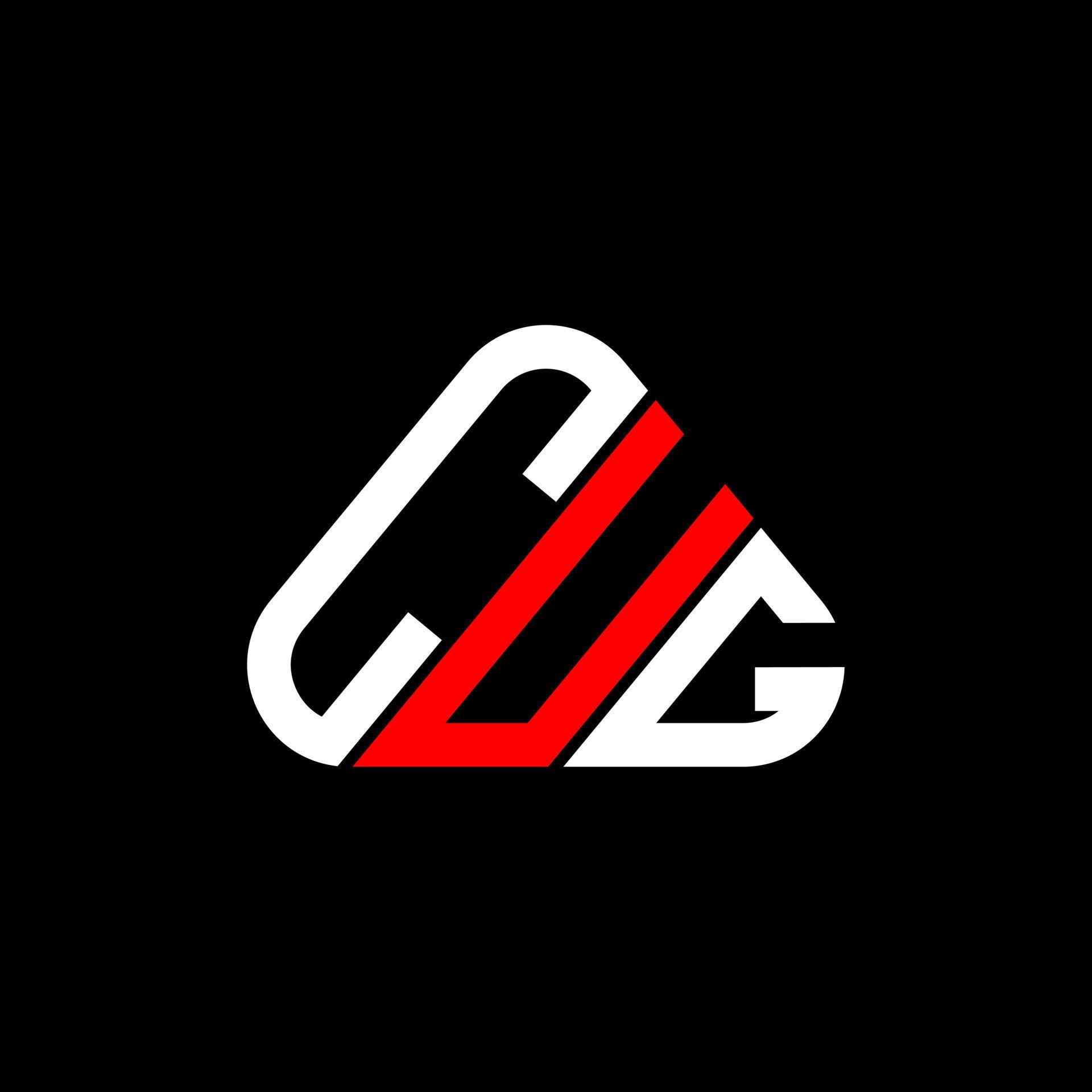 CUG letter logo creative design with vector graphic, CUG simple and modern logo in round ...