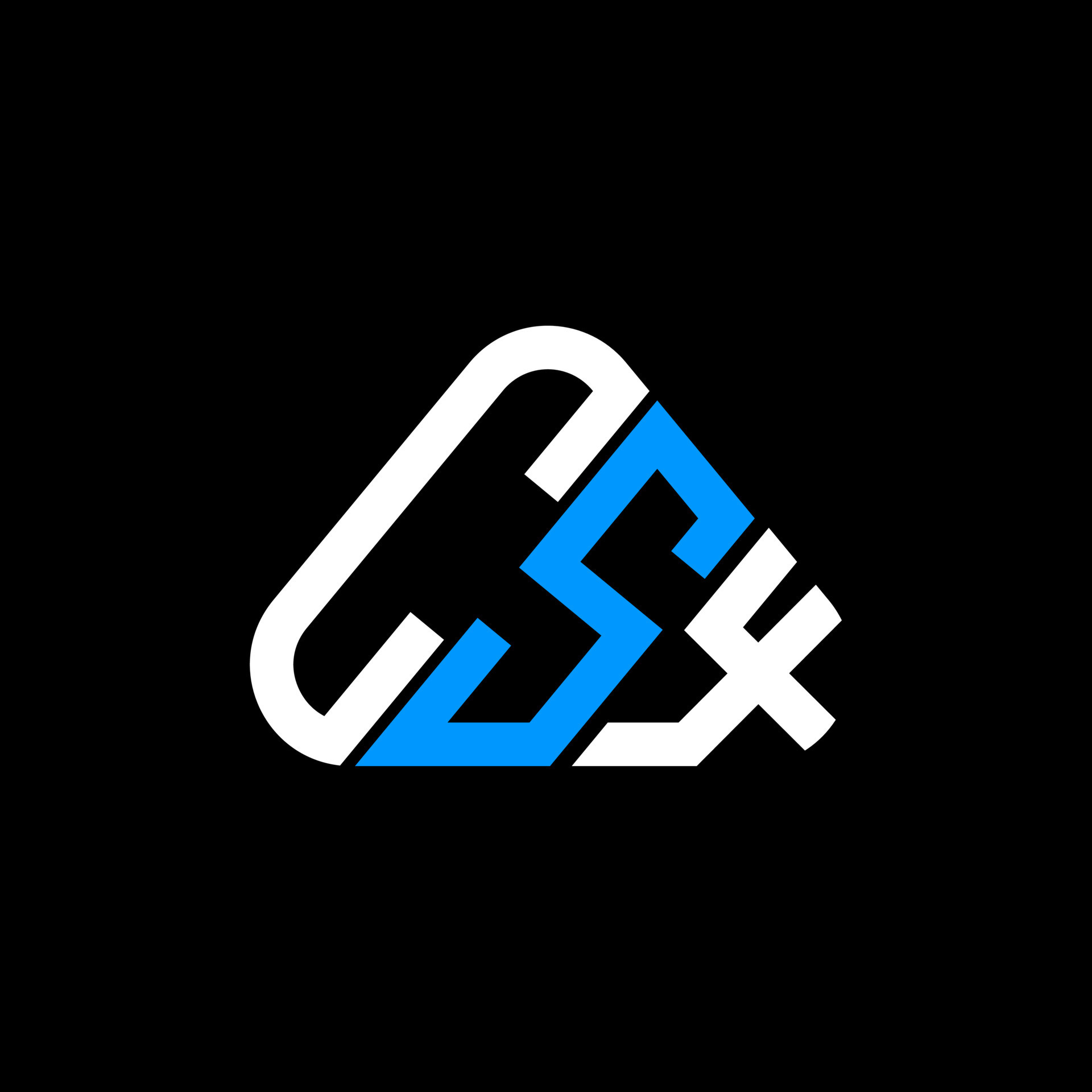 Csx Letter Logo Creative Design With Vector Graphic Csx Simple And Modern Logo In Round