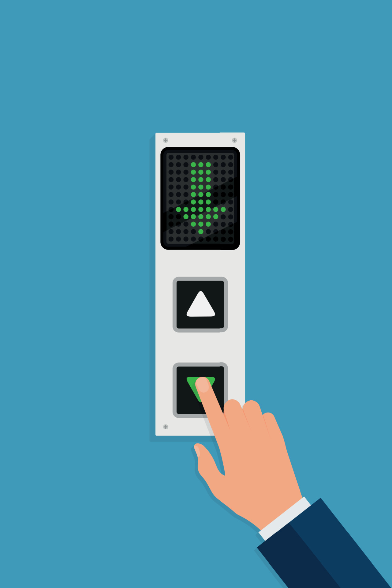 Businessman or manager hand pressing elevator button. Lift call buttons ... Businessman or manager hand pressing elevator button. Lift call buttons ...