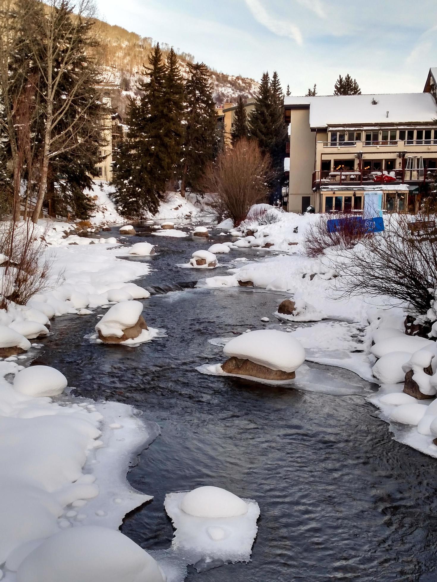 Vail, Colorado, USA, January 2016. Snowy Gore Creek in January 14004656 ... Vail, Colorado, USA, January 2016. Snowy Gore Creek in January 14004656 ...