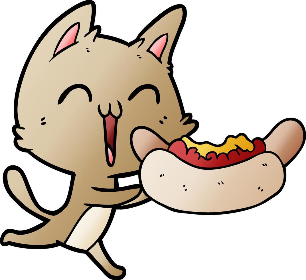 personaje de gato vectorial en estilo de dibujos animados 14006123 ... personaje de gato vectorial en estilo de dibujos animados 14006123 ...