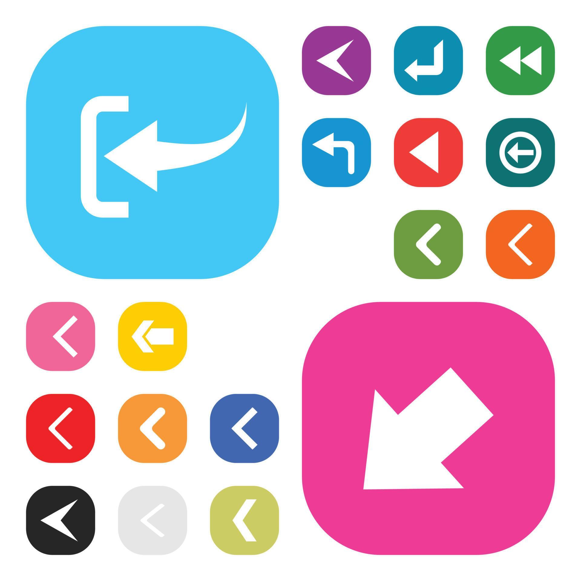 User Interface buttons design set vector 14008374 Vector Art at Vecteezy