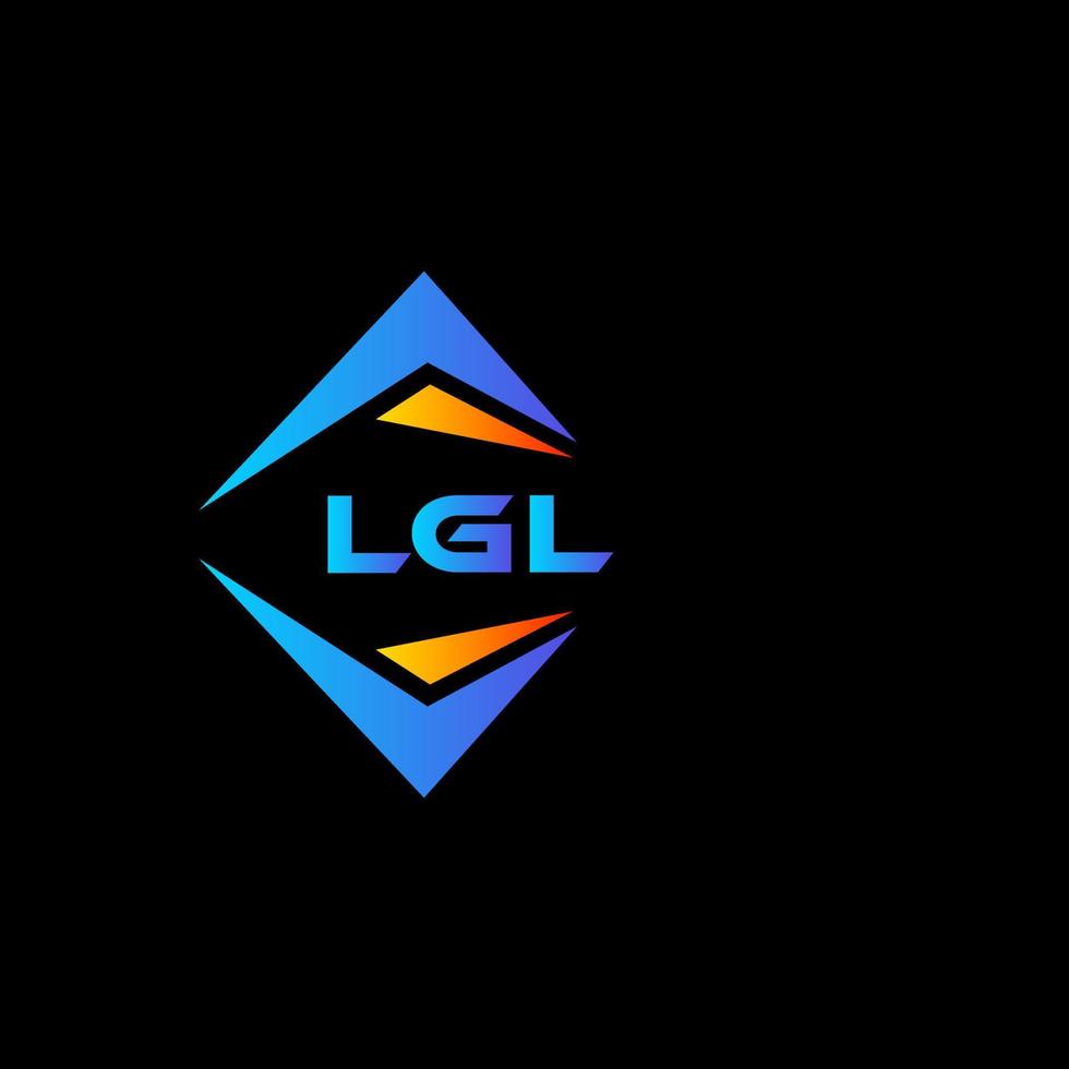 Lgl Abstract Technology Logo Design On Black Background Lgl Creative
