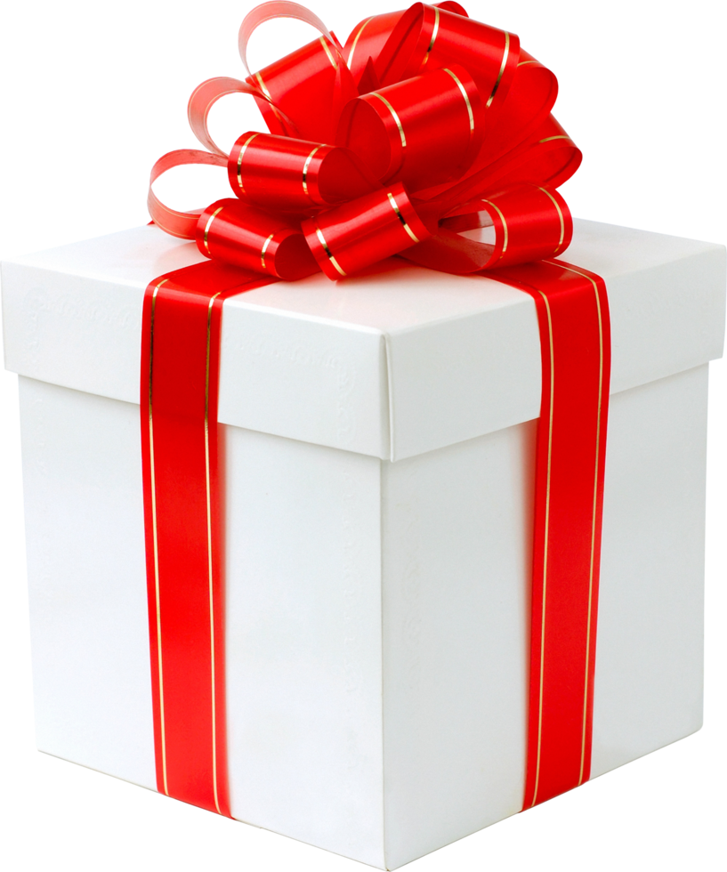 white gift box with red ribbon 14009489 PNG white gift box with red ribbon 14009489 PNG