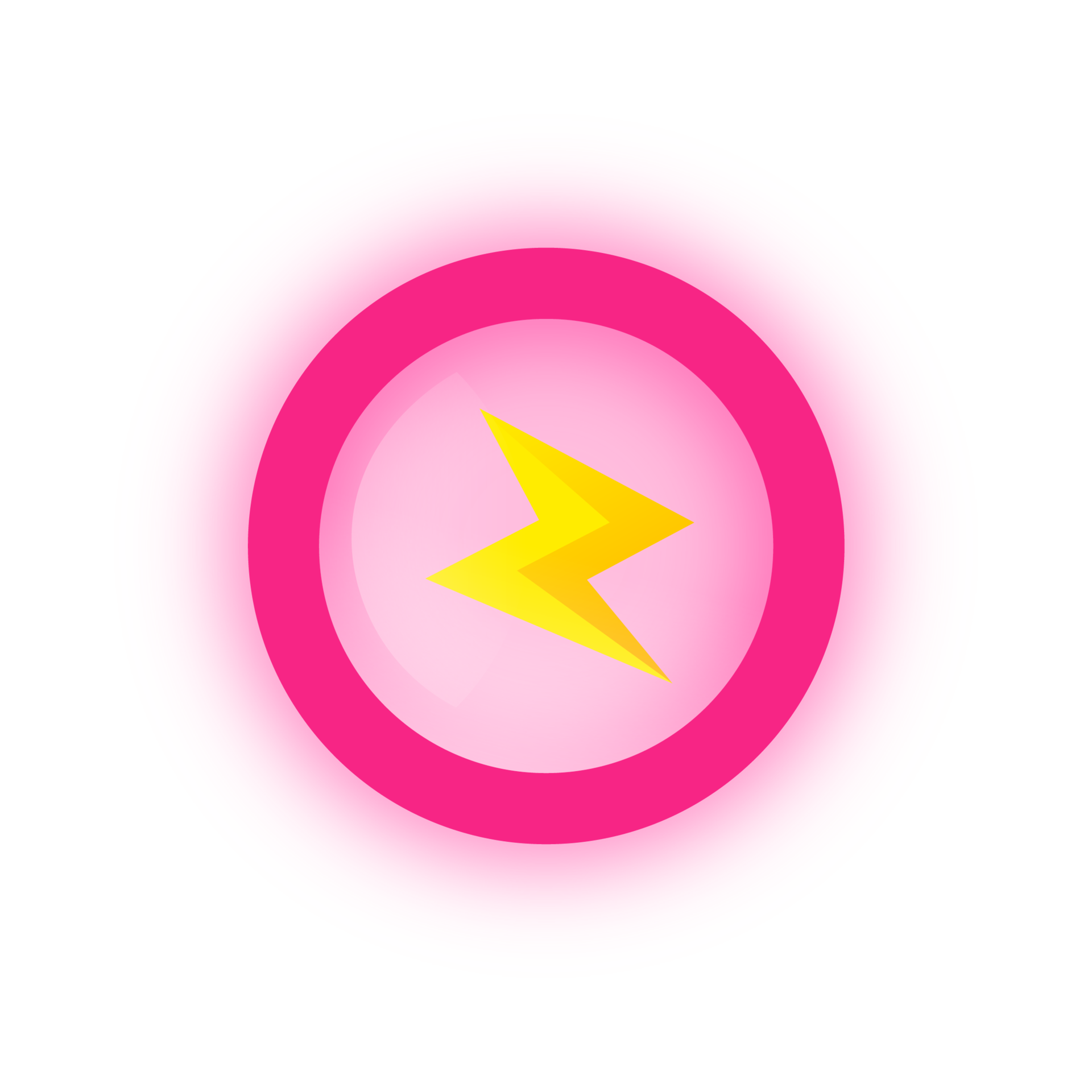 rosa energia icone illustrazione. gioco ui per energia, resistenza, velocità, potenza. 14011488 PNG