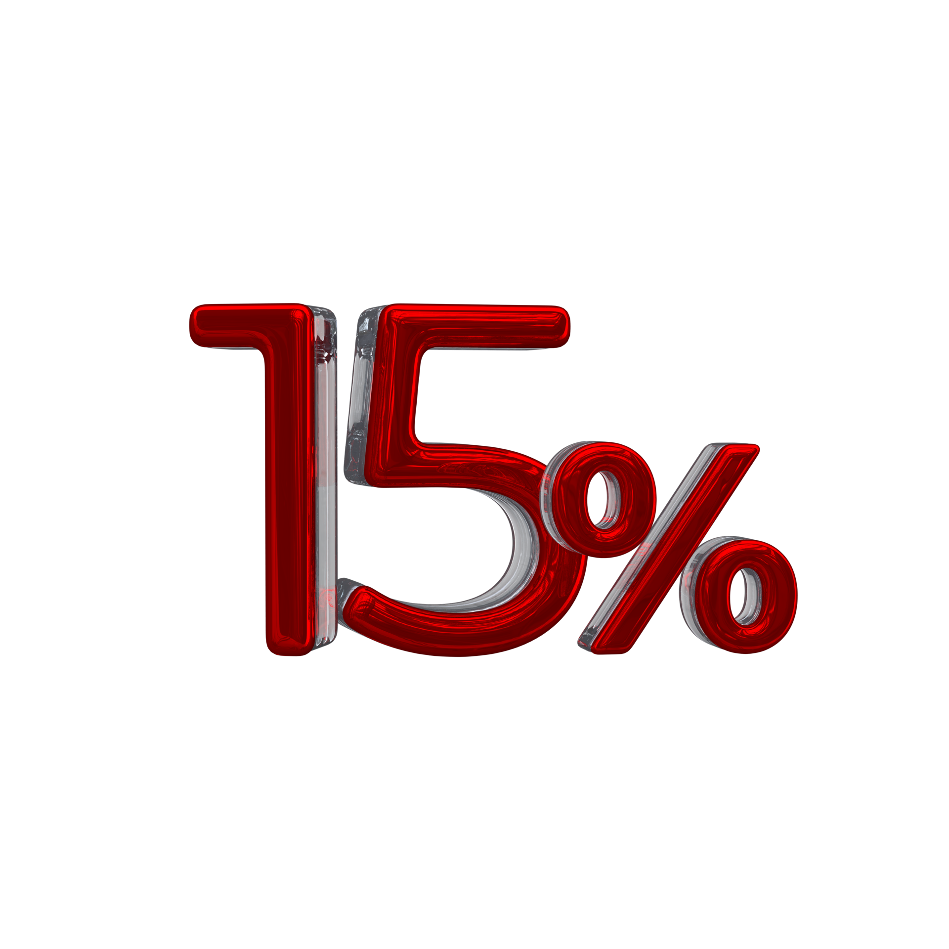 15 Percent 3D Number With Red Color 14012239 PNG 15-percent-3d-number-with-red-color-14012239-png