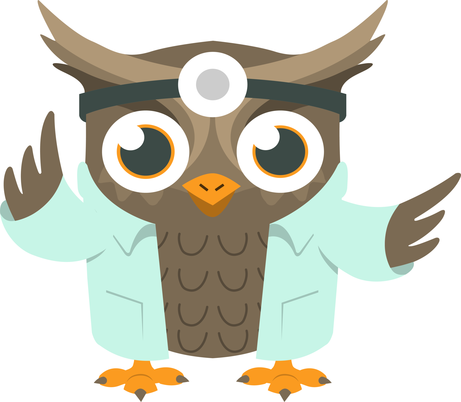 Free Doktor-Eulen-Grüße-Png-Illustration 14012660 PNG with Transparent Background