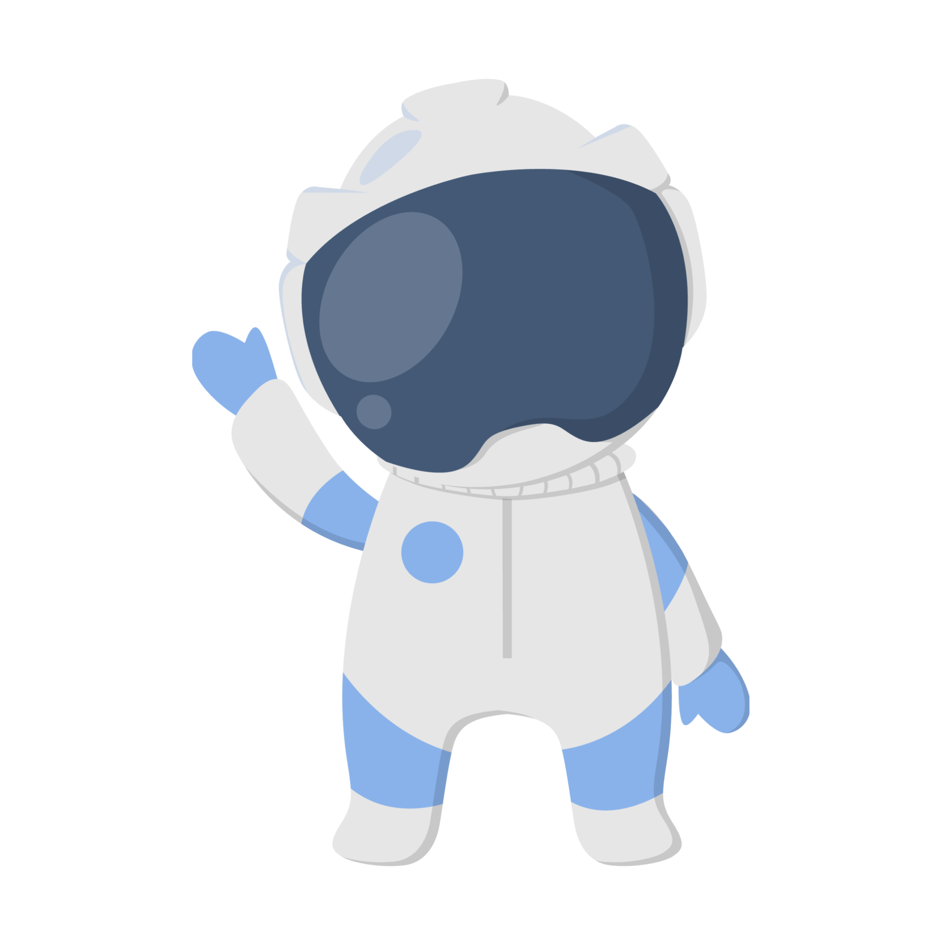 Astronaut Giving Greetings Png Illustration 14012704 Png