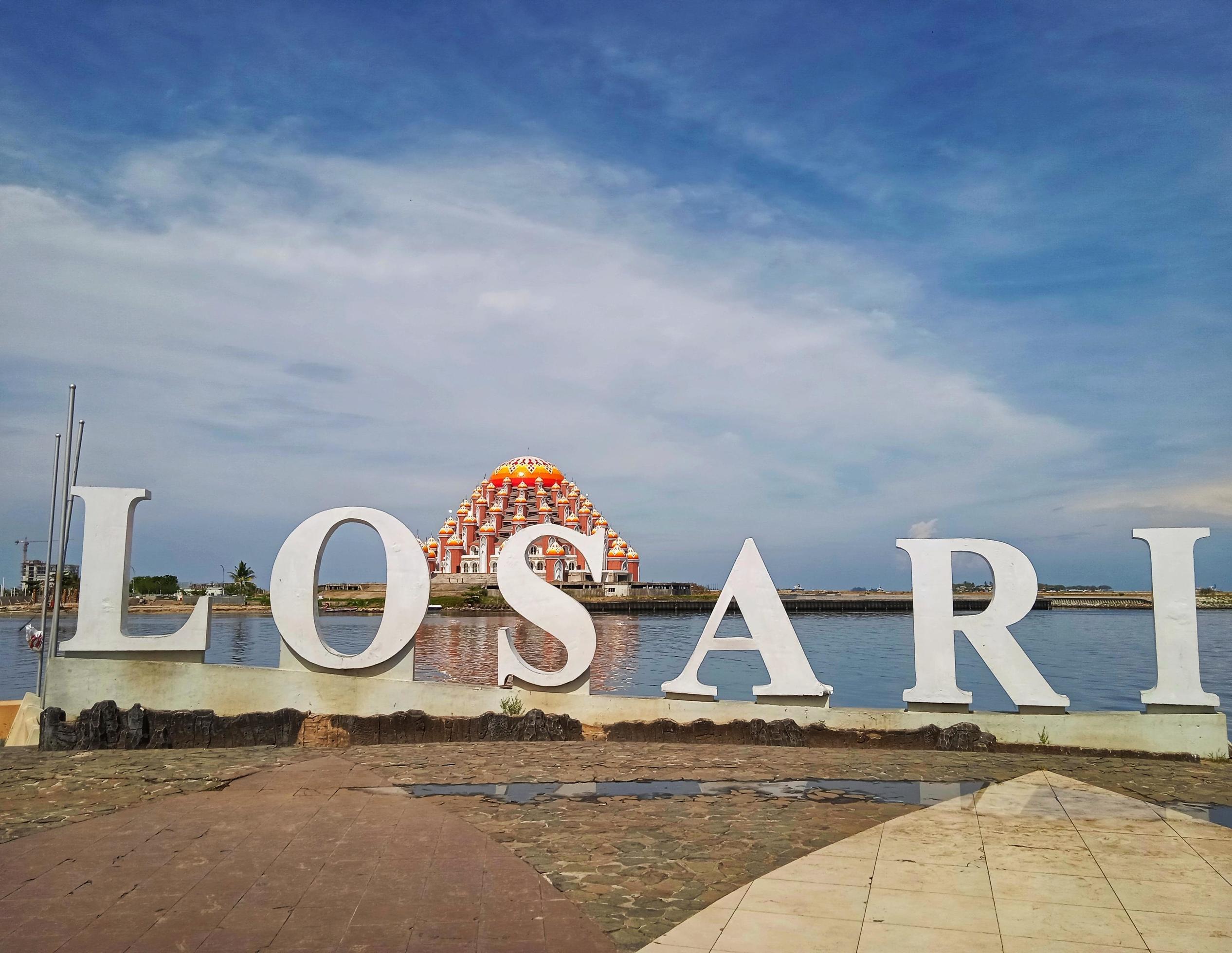 Makassar, Indonesia, October 11, 2022-LOSARI writing as an icon of ... Makassar, Indonesia, October 11, 2022-LOSARI writing as an icon of ...