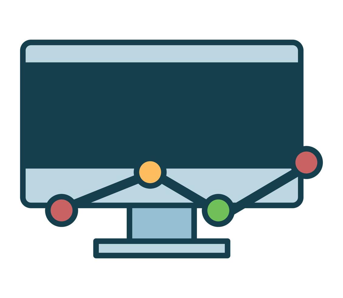 desktop computer tech 14015115 Vector Art at Vecteezy