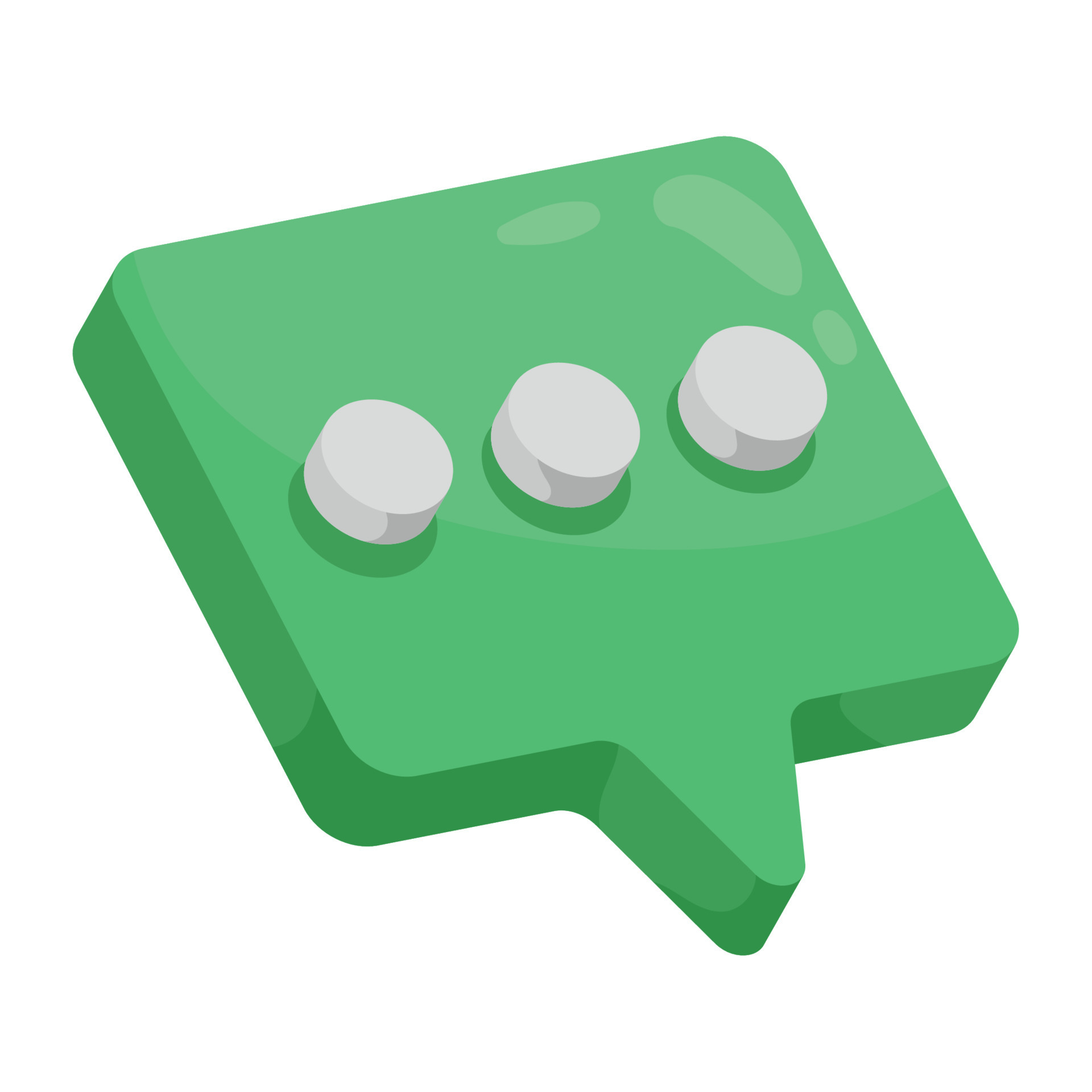 speech bubble 3d style 14015235 Vector Art at Vecteezy