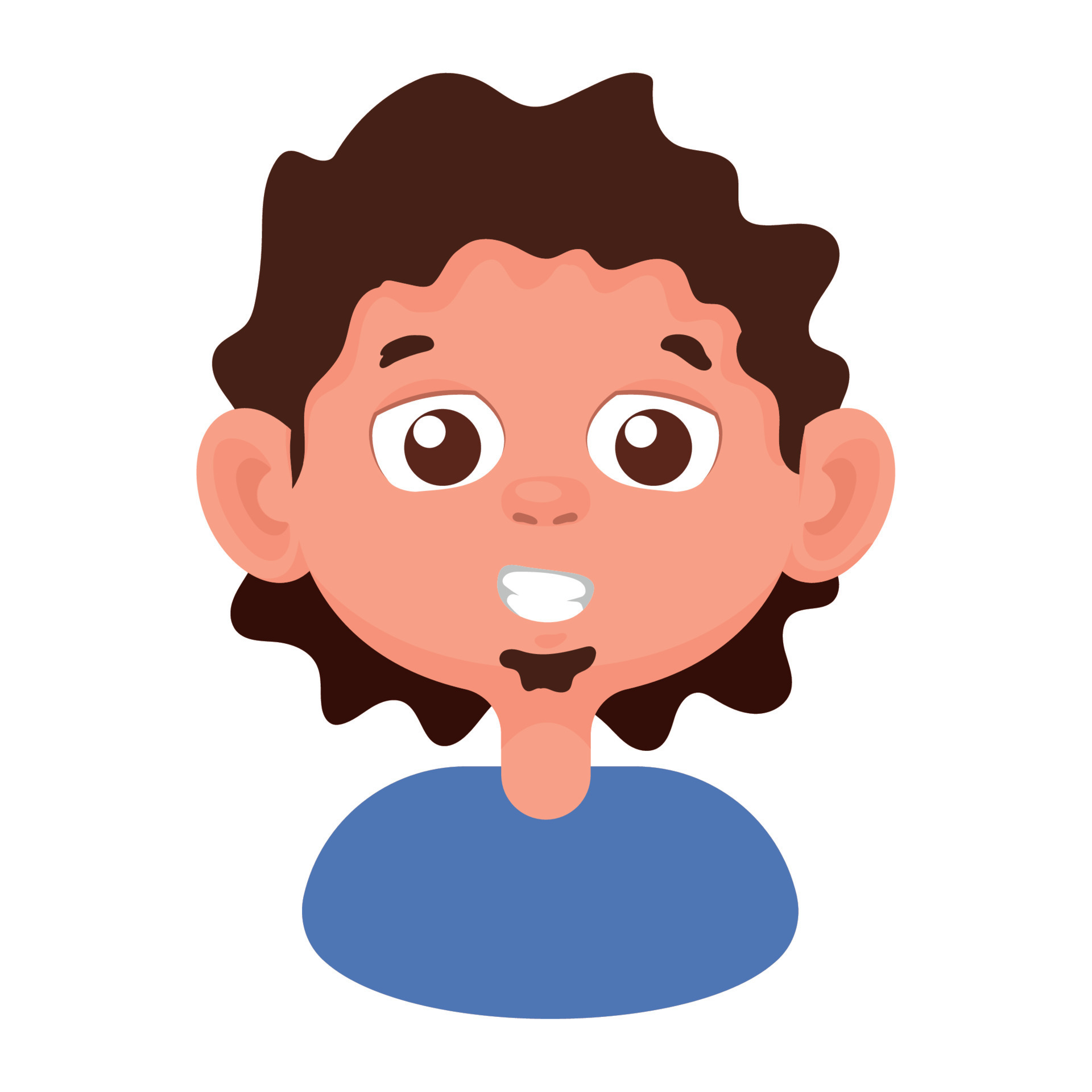 young man smiling portrait 14015353 Vector Art at Vecteezy