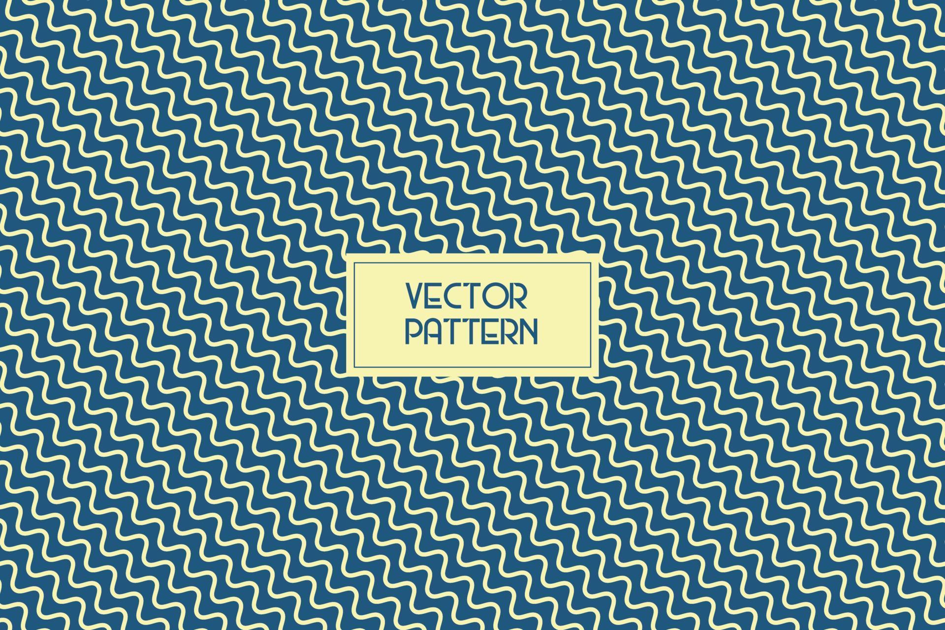 Diagonal Wavy Line Vector Seamless Repeat Simple Geometric Abstract Pattern 14017807 Vector Art