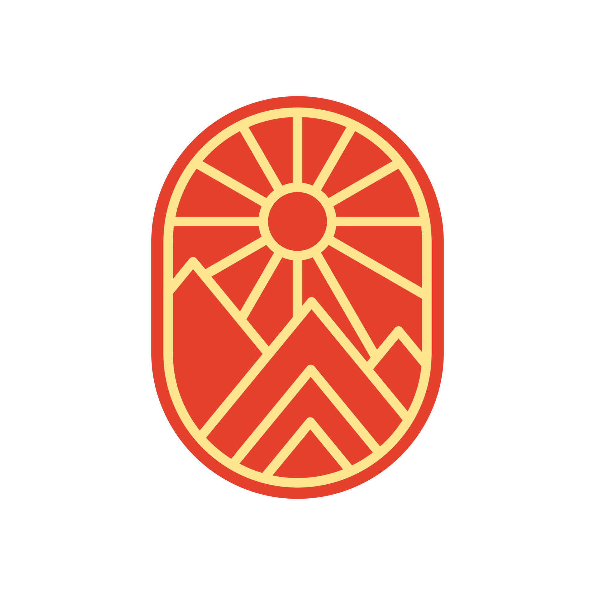 Minimalist Abstract Sunset beach mountain logo badge design. Logo ... Minimalist Abstract Sunset beach mountain logo badge design. Logo ...