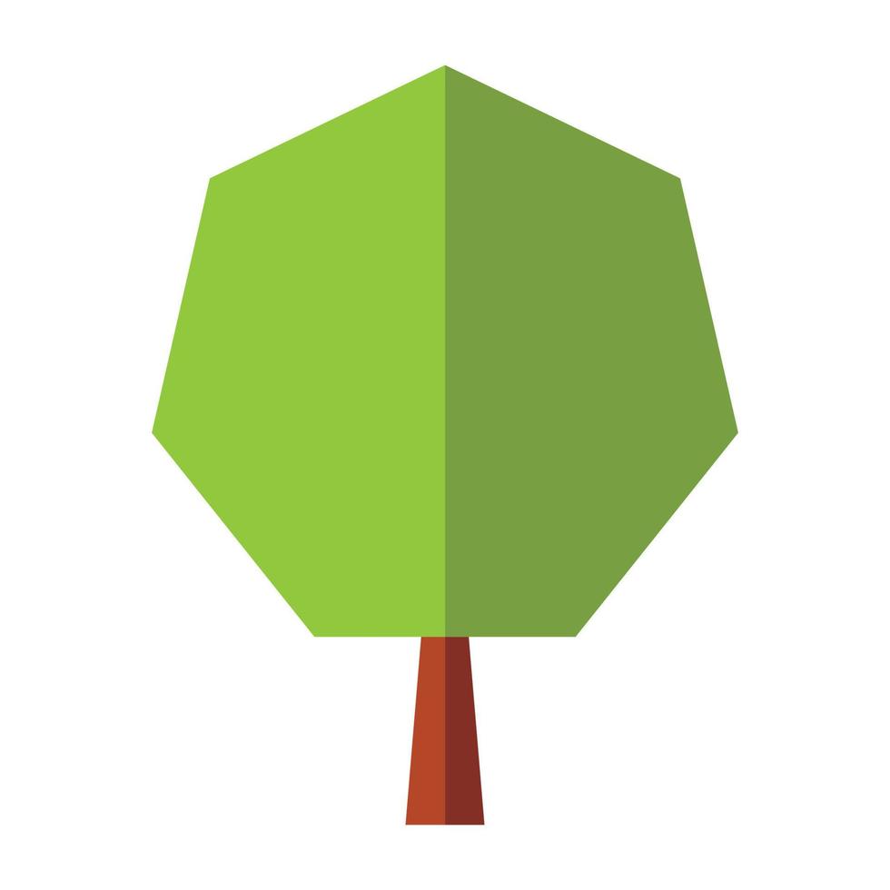 New tree flat icon 14020644 Vector Art at Vecteezy