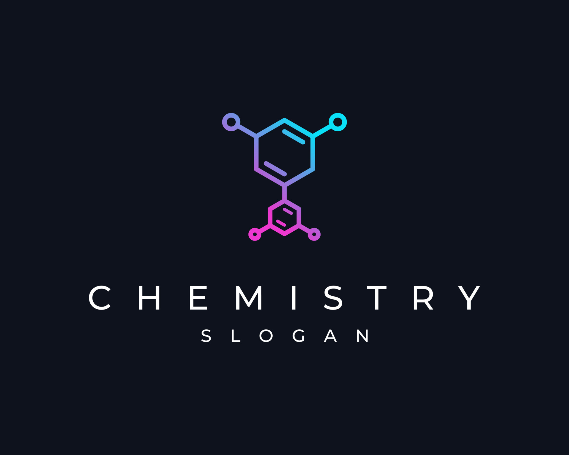Chemistry Laboratory Science Research Chemical Scientific Structure Chemist Vector Logo Design ...
