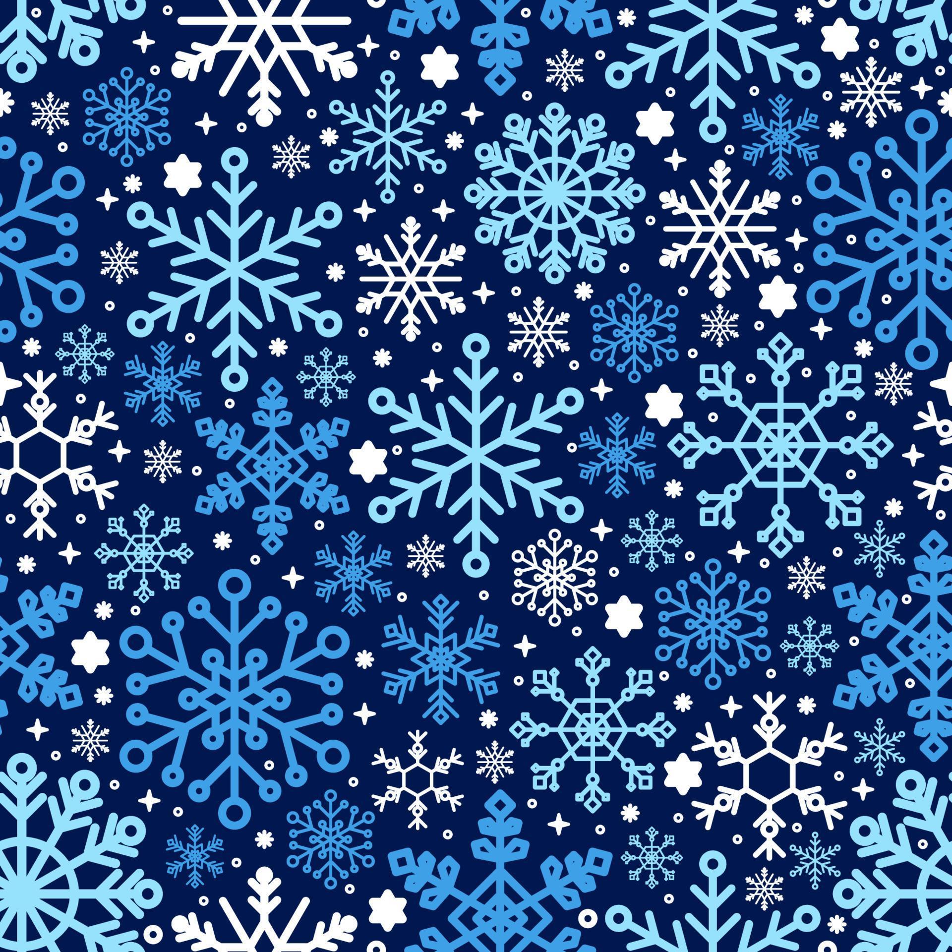 Snowflakes Seamless Pattern Background 14024082 Vector Art at Vecteezy