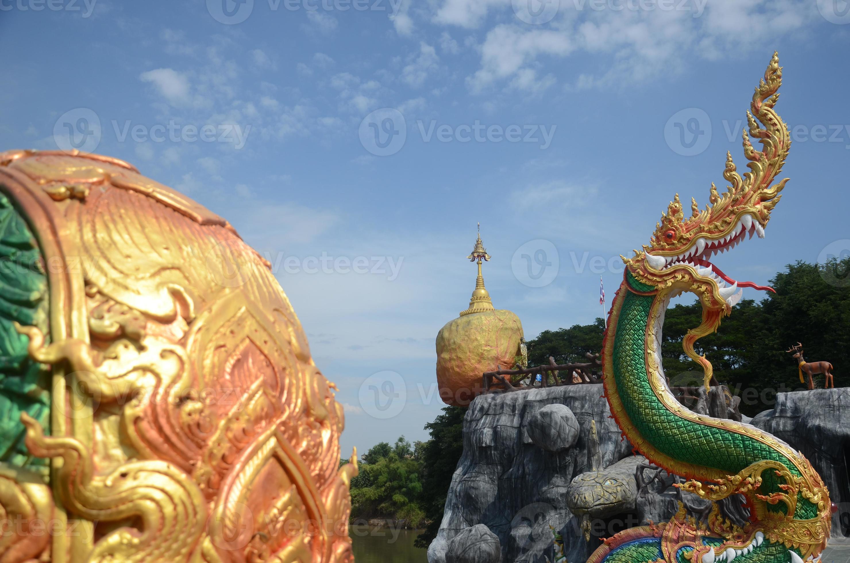 Great green Naka in front of Naka Cave. Kaeng Khoi Temple, Saraburi Province 14027093 Stock ...