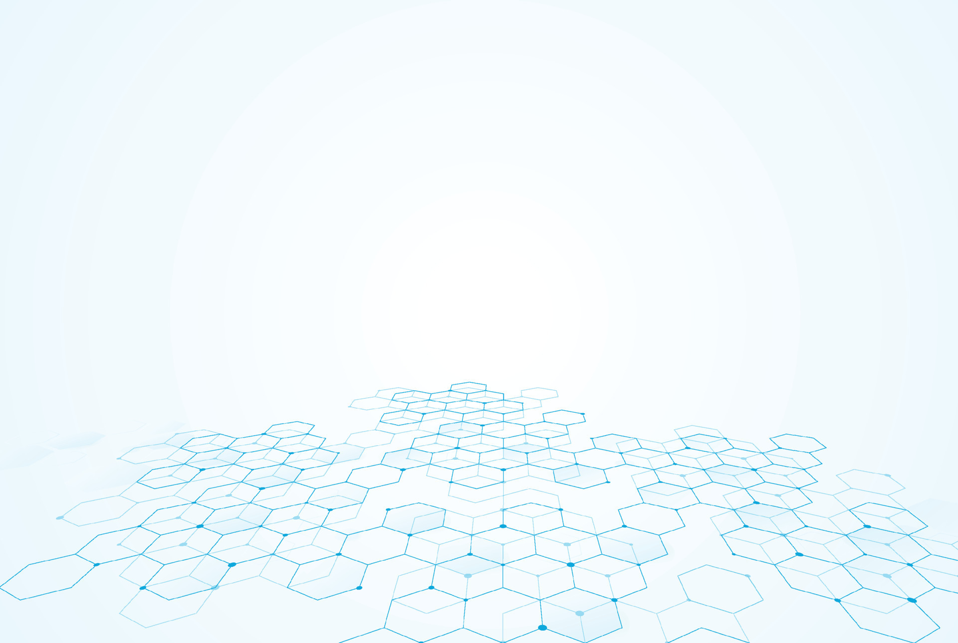 Abstract Hexagonal Molecular Structures In Technology Background And