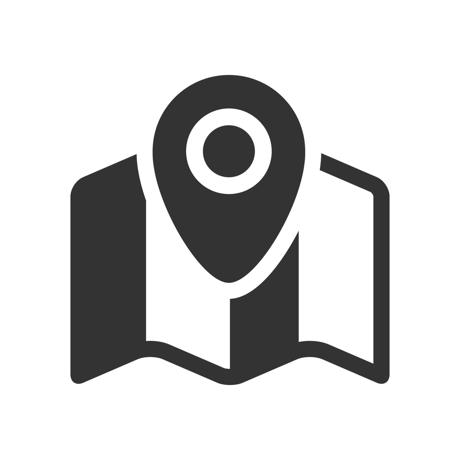 Black and white icon map 14031477 Vector Art at Vecteezy