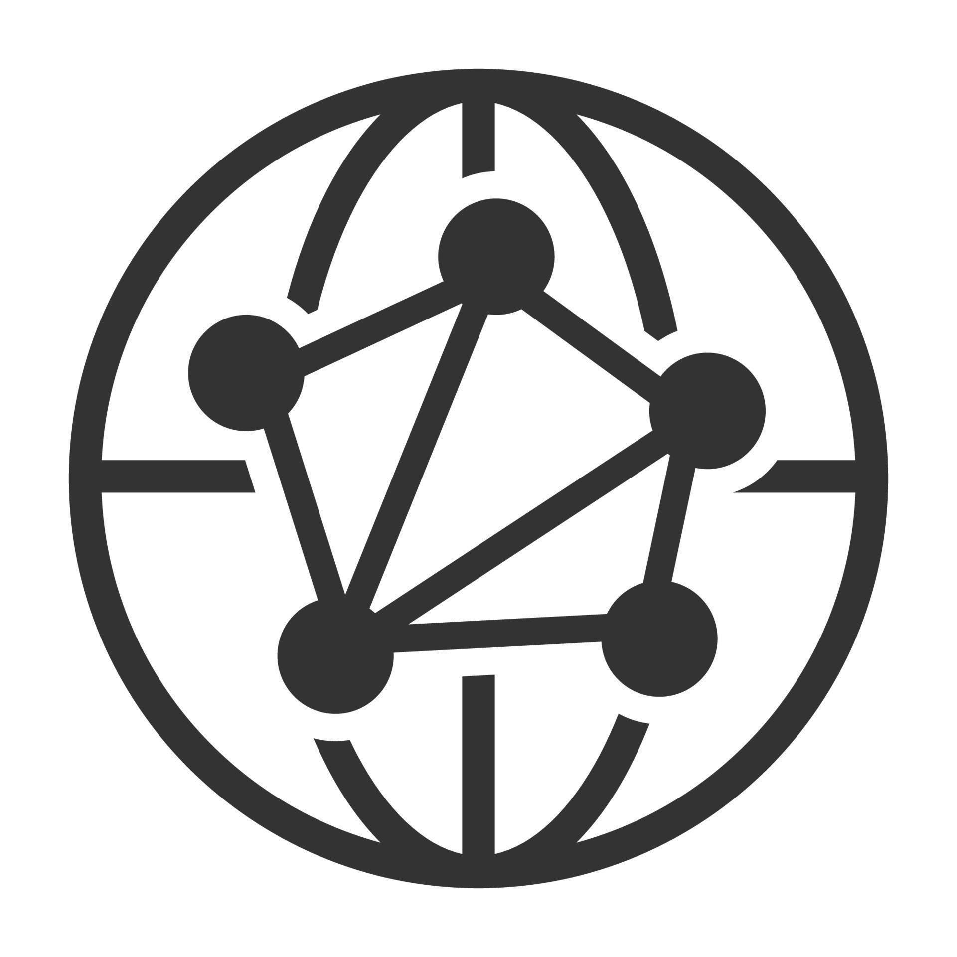 Black and white icon network 14031826 Vector Art at Vecteezy