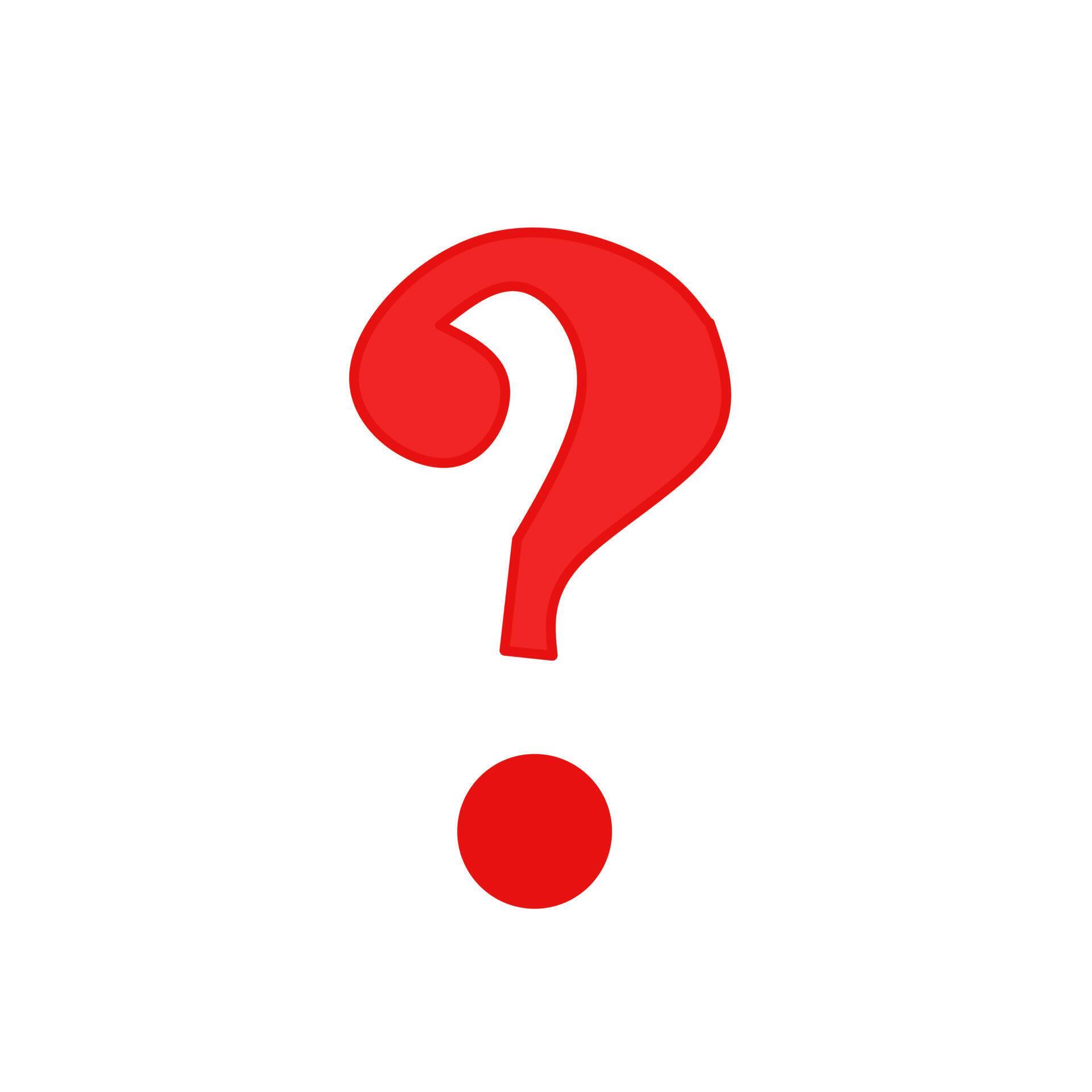 color rojo signo interrogativo signo de interrogación 14035260 Vector en Vecteezy