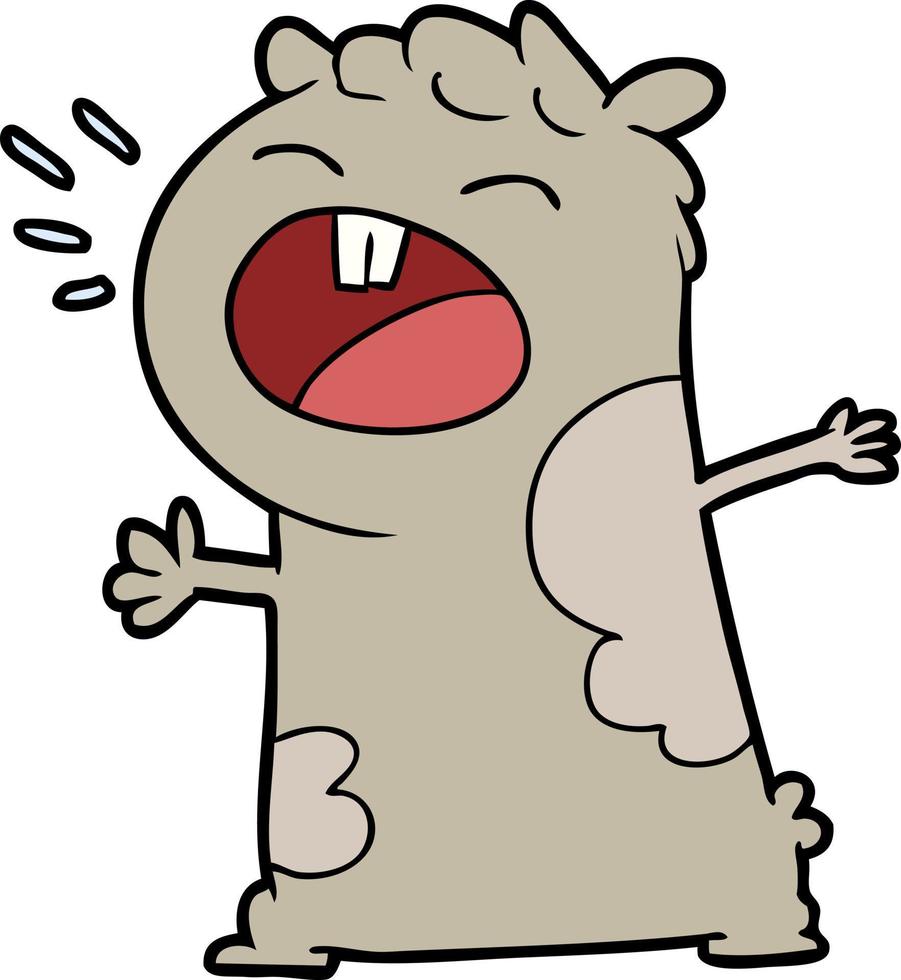 Cartoon Cute Gerbil 14035606 Vector Art At Vecteezy