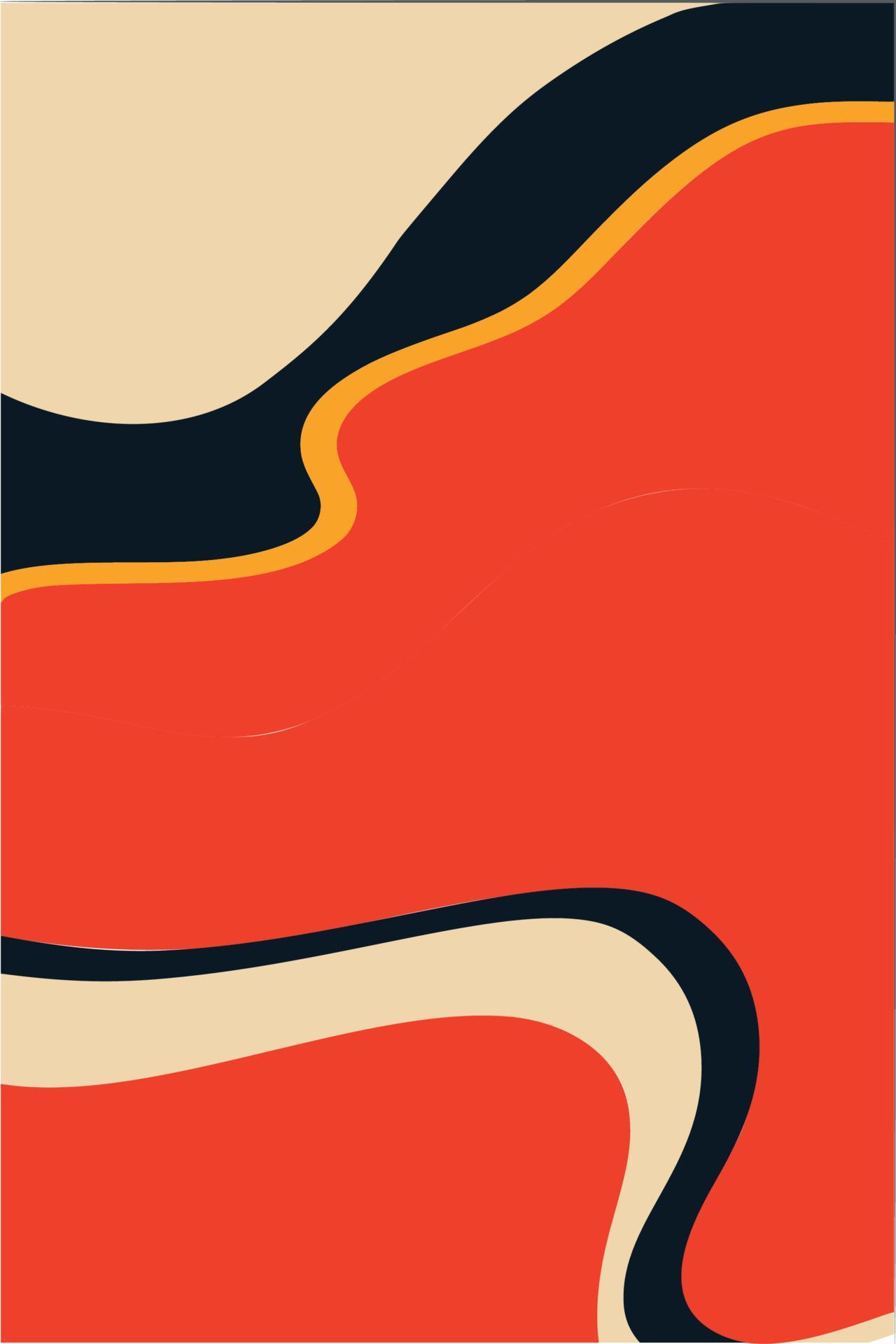 Abstract modern groovy templates with organic shapes 14035934 Vector ...