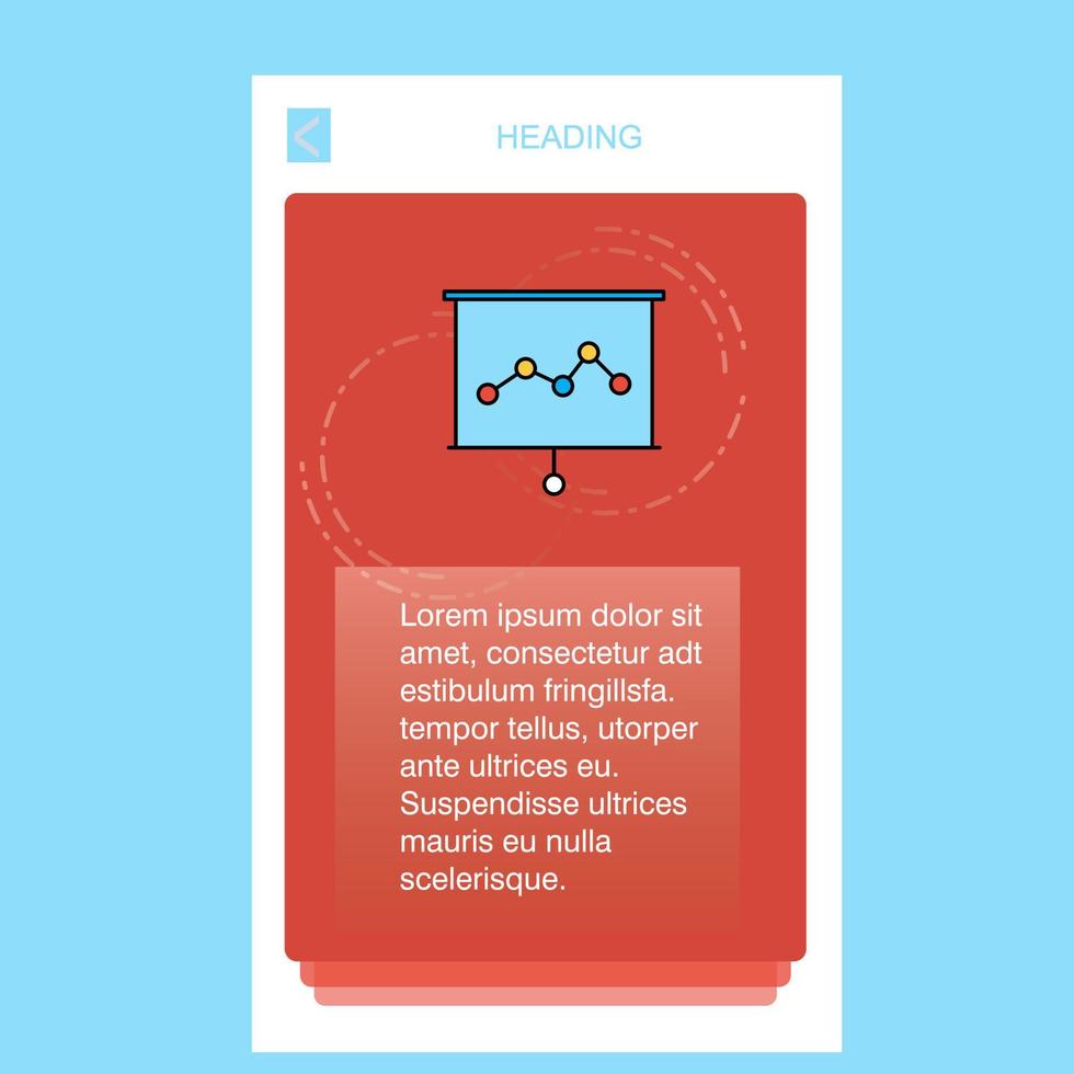 Graph chart mobile vertical banner design design Vector 14038088 Vector ... Graph chart mobile vertical banner design design Vector 14038088 Vector ...