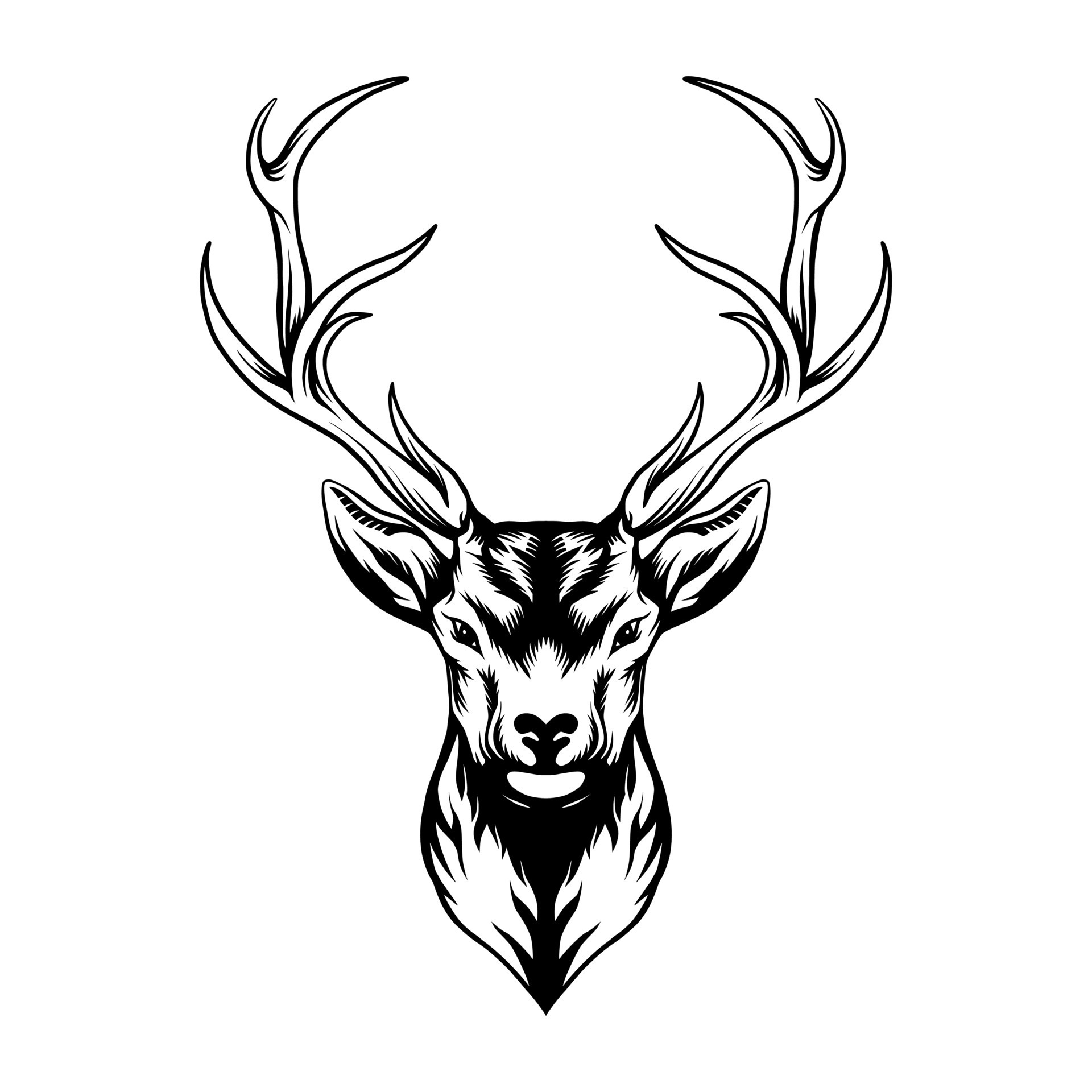 logo de cabeza de venado 14038328 Vector en Vecteezy