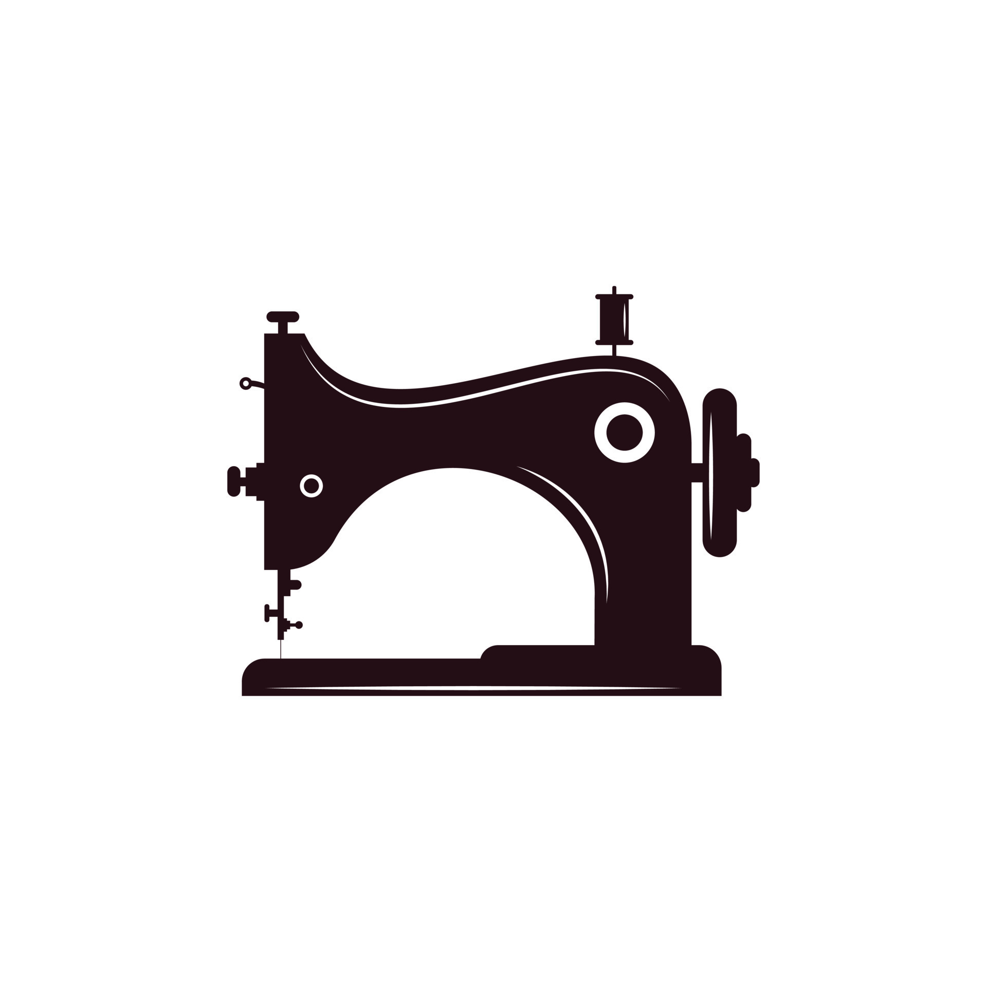 Manual Sew Machine Icon Simple Illustration Of Manual Sew Machine Icon