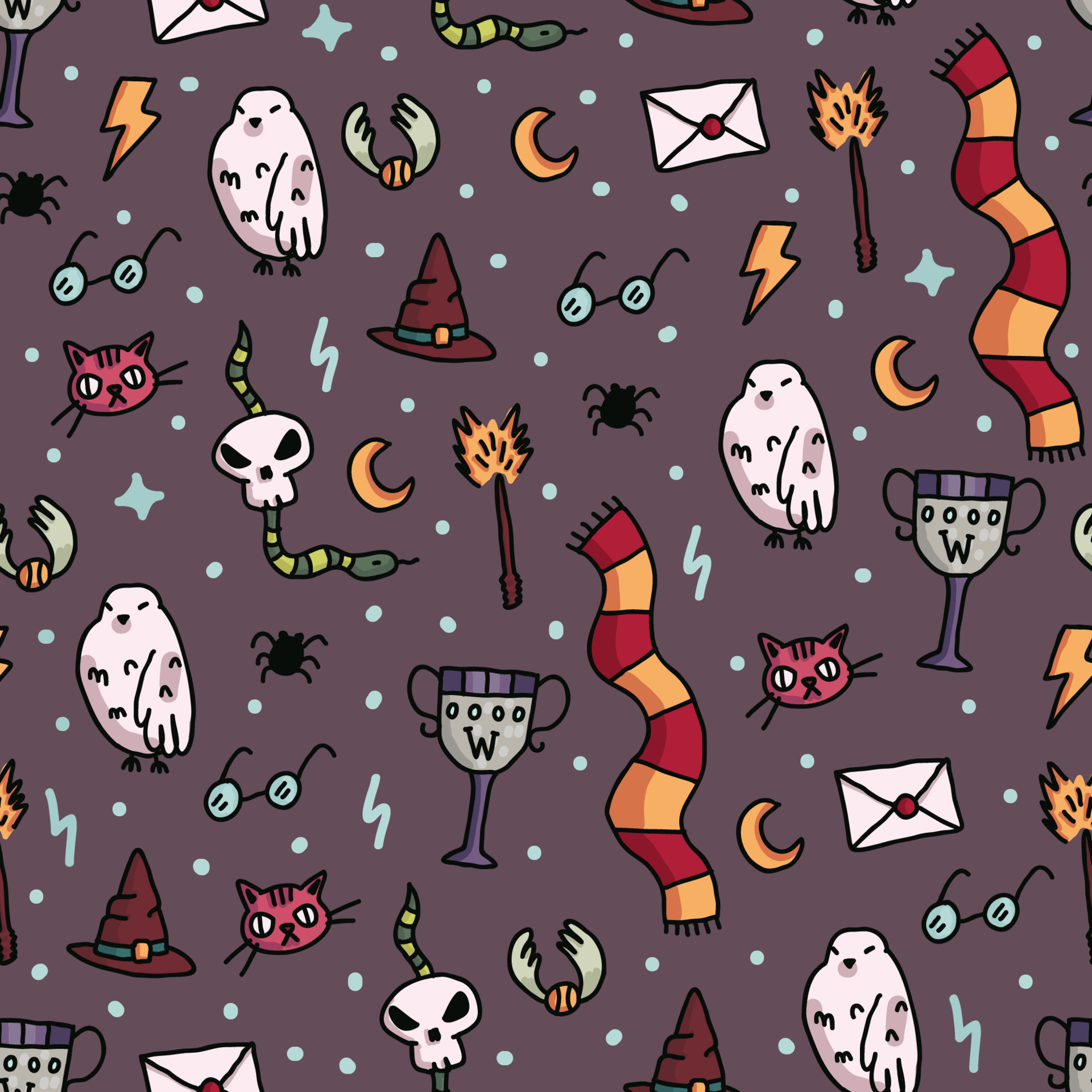 Seamless Magical Pattern 14043182 Vector Art at Vecteezy Seamless Magical Pattern 14043182 Vector Art at Vecteezy