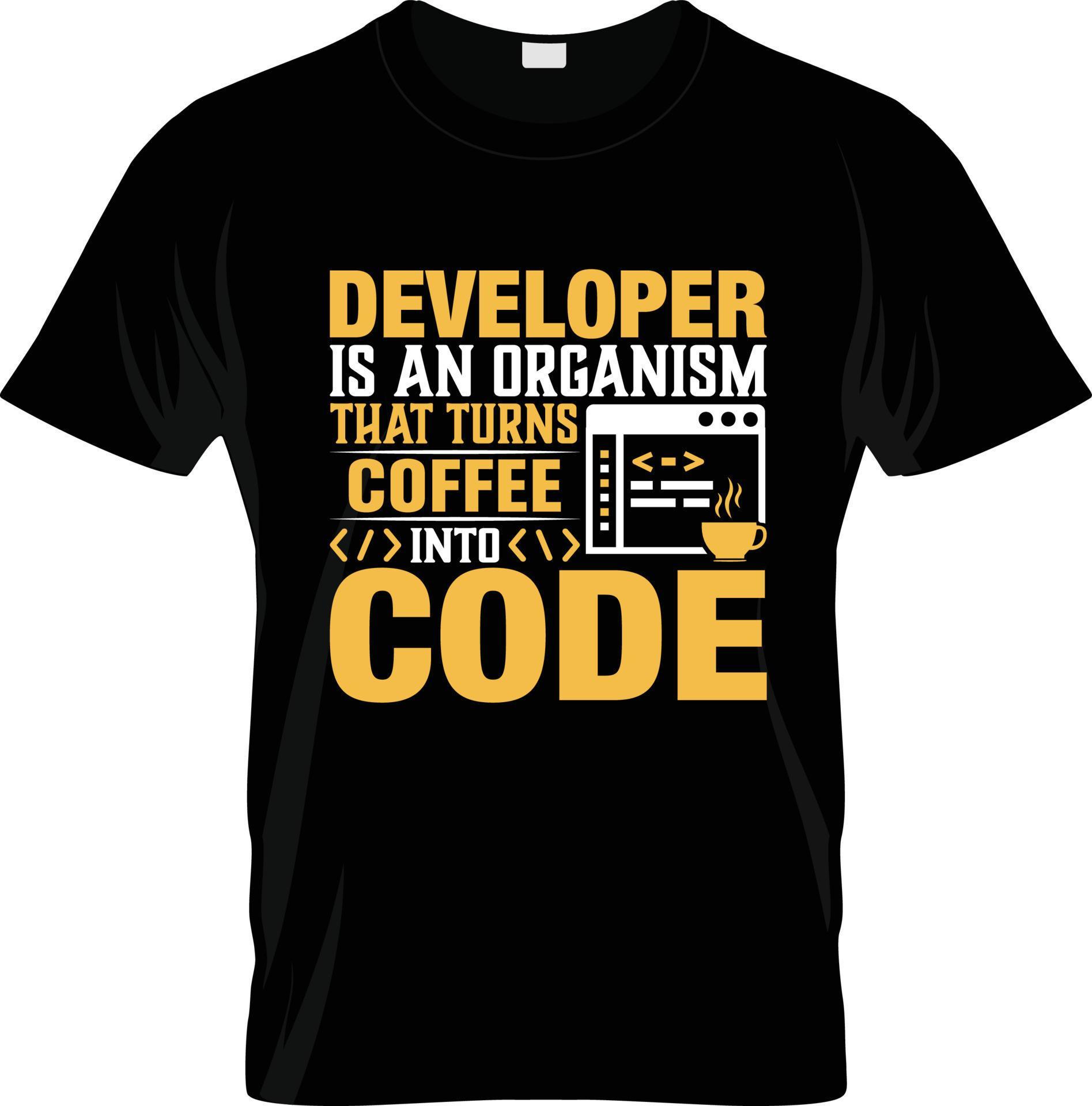 Software Developer t-shirt design, Software Developer t-shirt slogan ...