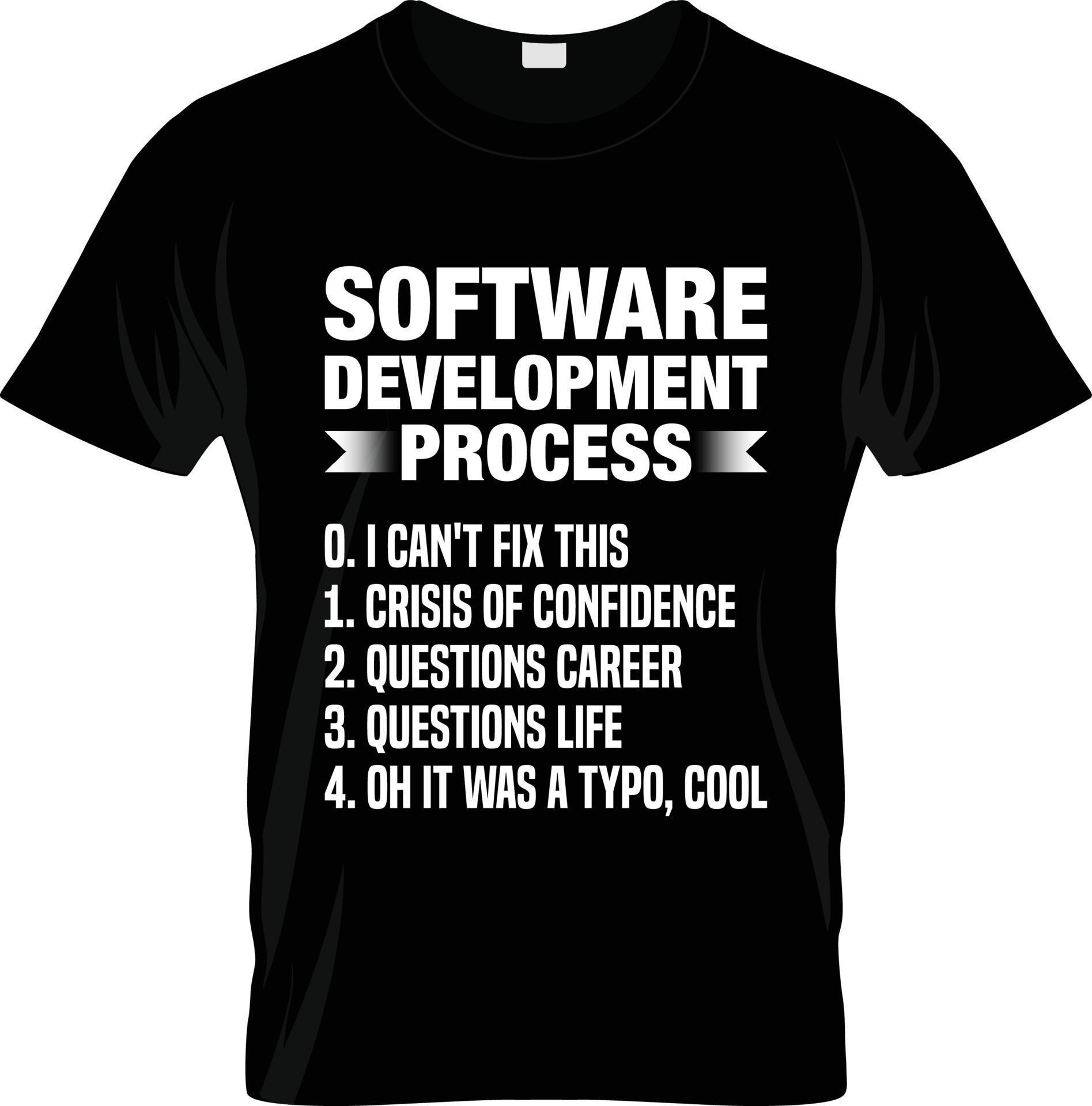 Software Developer t-shirt design, Software Developer t-shirt slogan ...