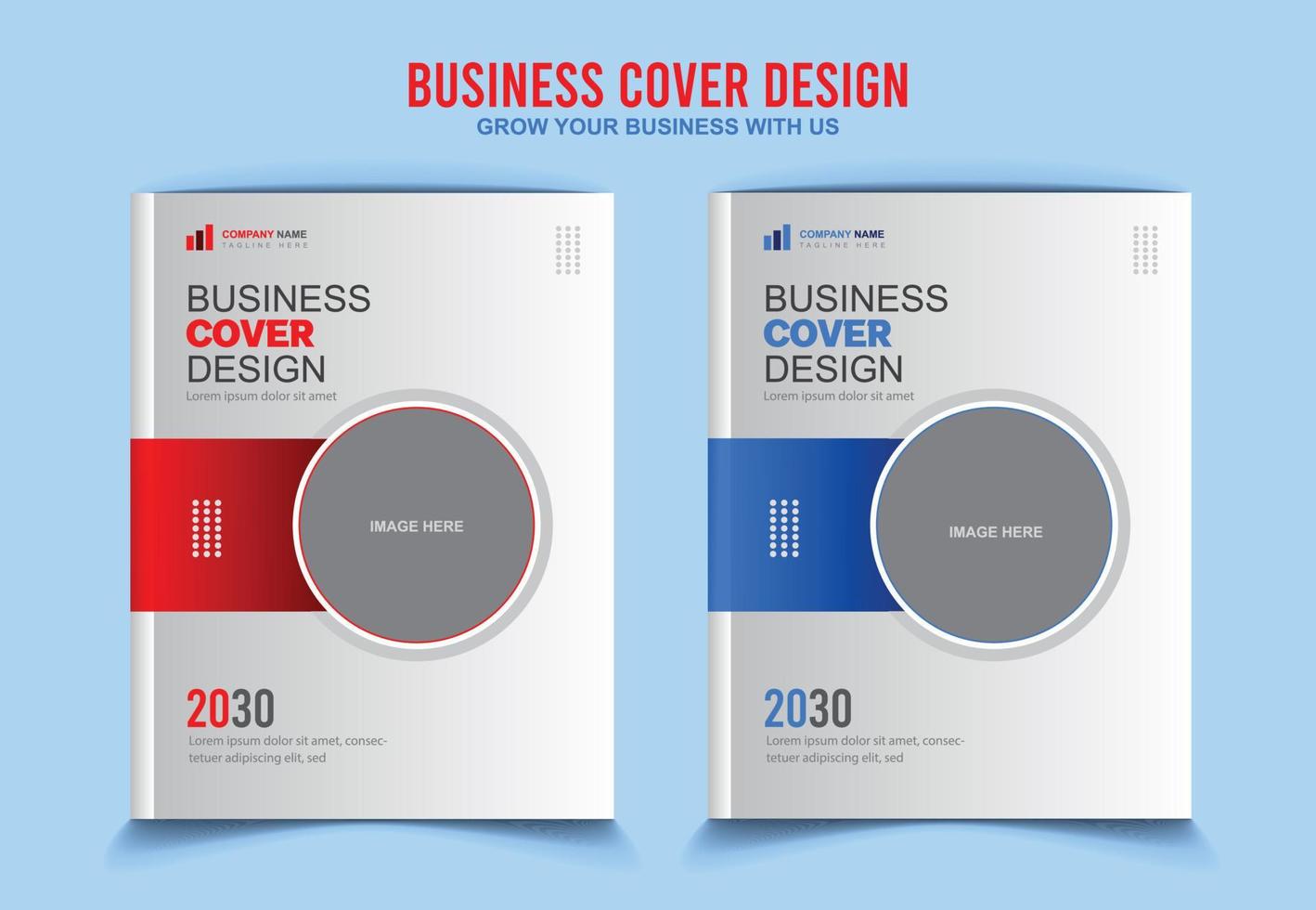 Creative Profesional Corporate Book Cover Design Set 14047098 Vector