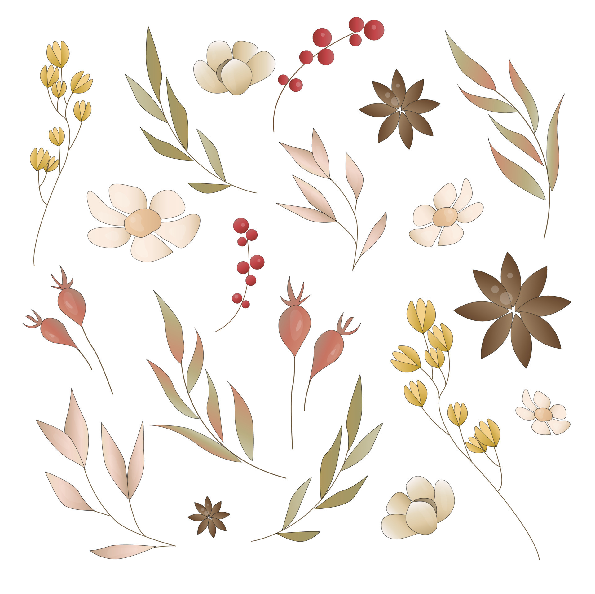 Subtle Floral Background