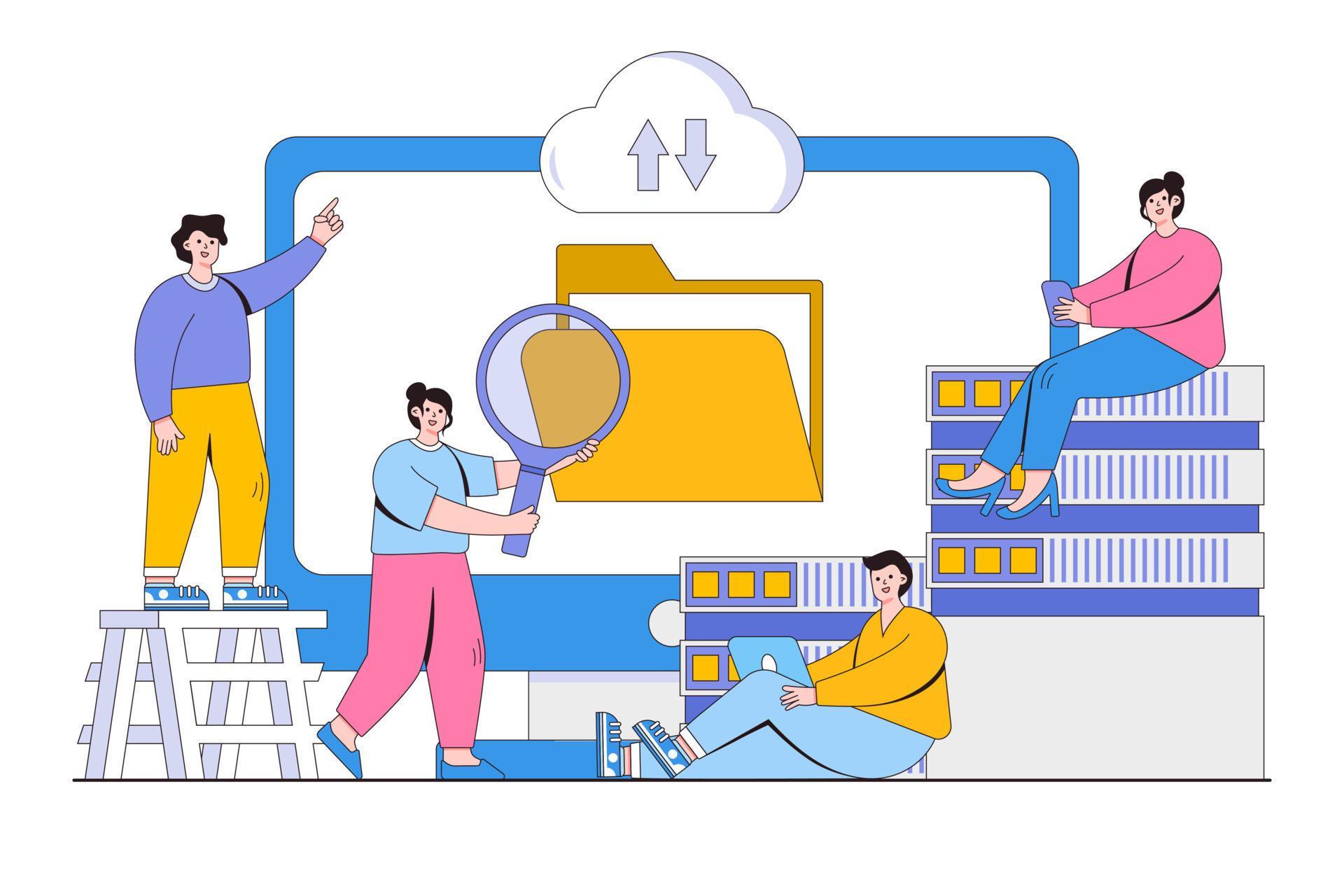 Flat Big Data Streams Processing With People Characters Concept