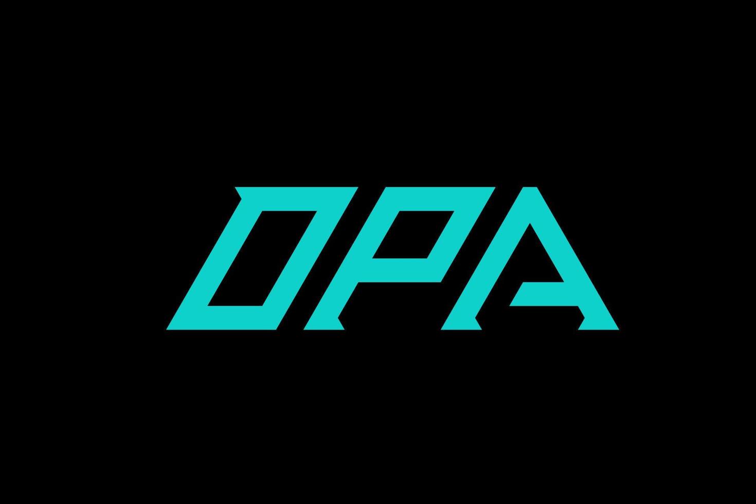 OPA LETTER and ALPHABET LOGO DESIGN 14052268 Vector Art at Vecteezy