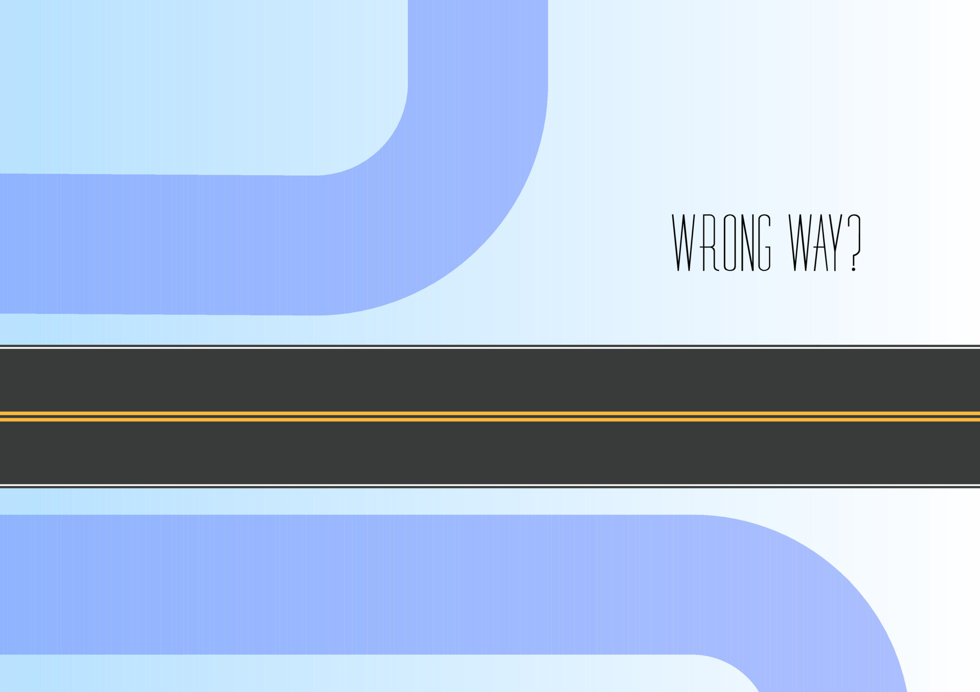 Empty road top view and wrong paths 14052982 Vector Art at Vecteezy