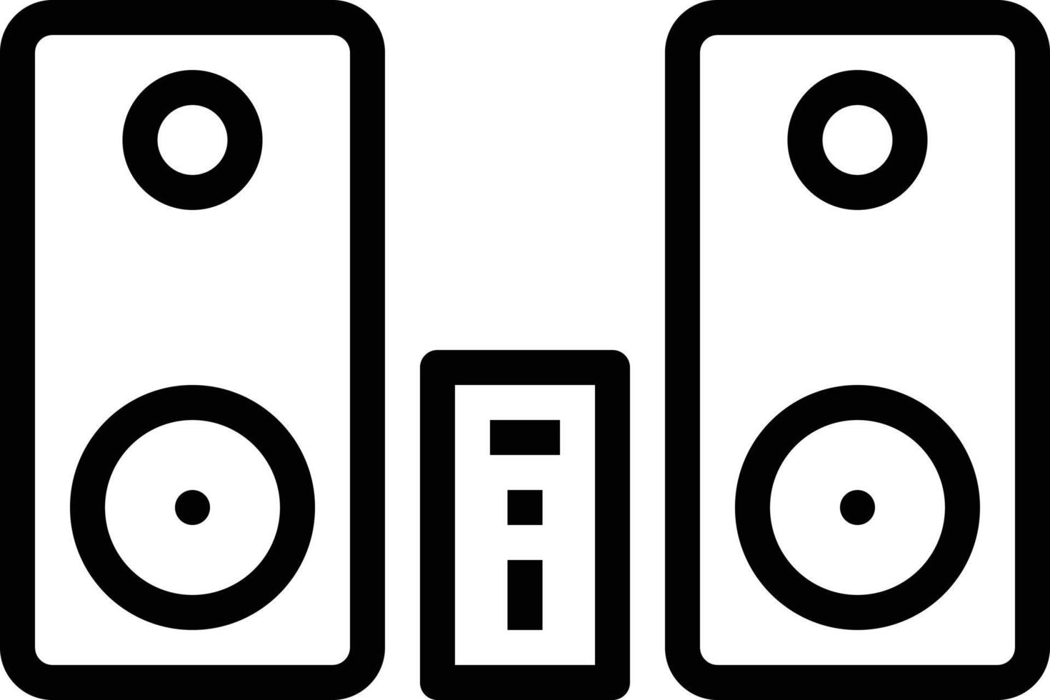 stereo audio wifi speaker - outline icon 14056135 Vector Art at Vecteezy stereo audio wifi speaker - outline icon 14056135 Vector Art at Vecteezy