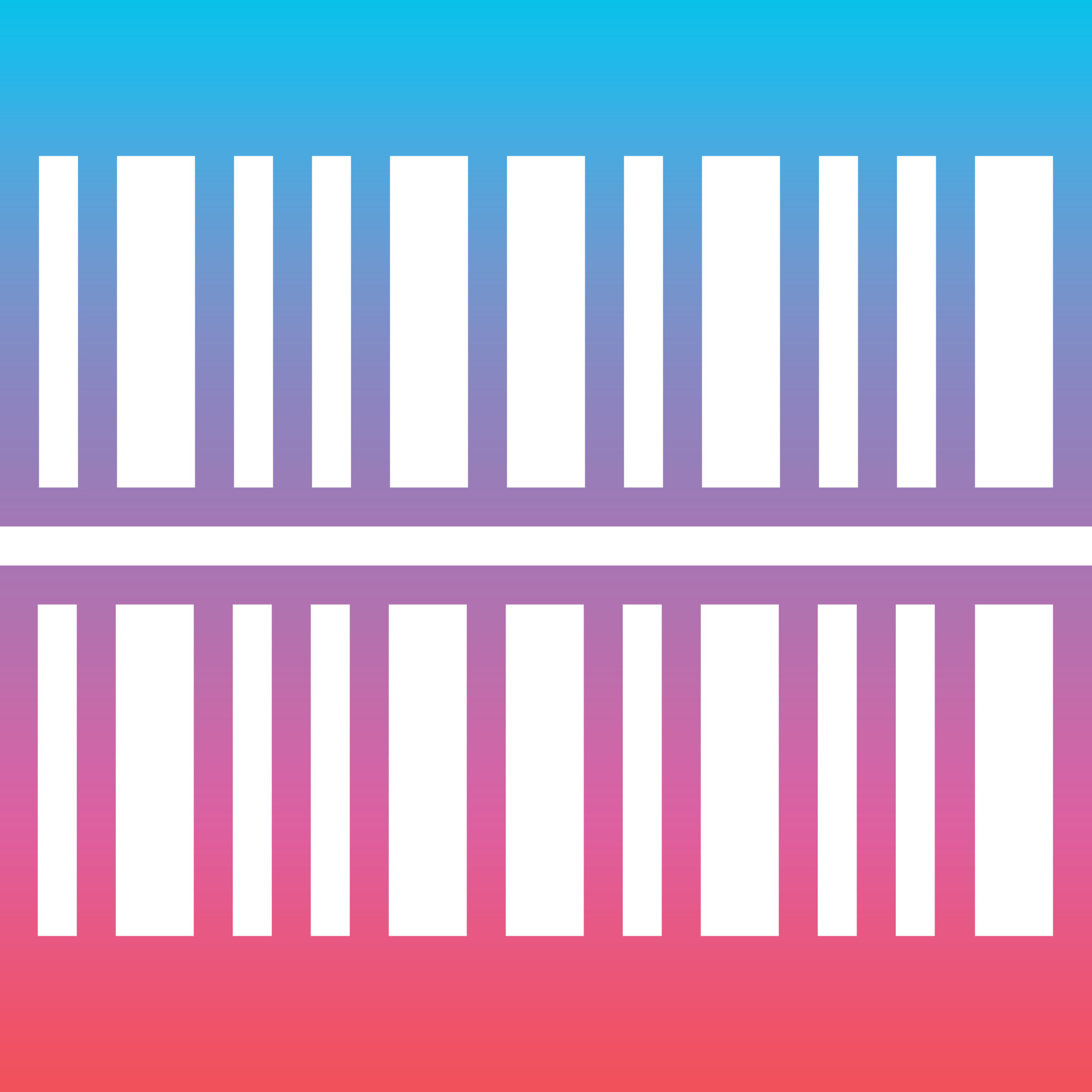 barcode code - gradient solid icon 14056386 Vector Art at Vecteezy